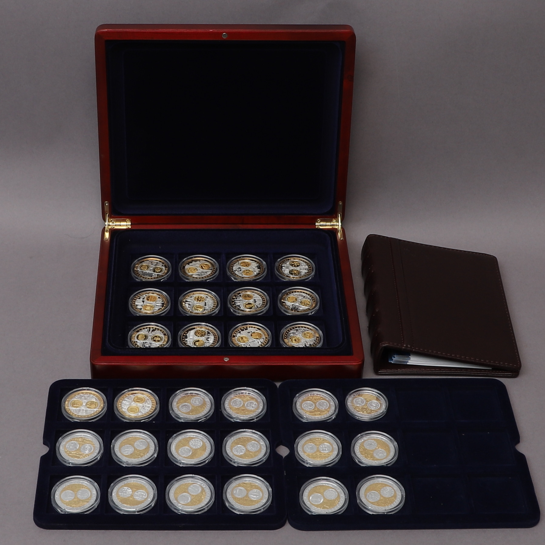 Images for 2312428. COIN COLLECTION, 18 silver coins, in box, First ...