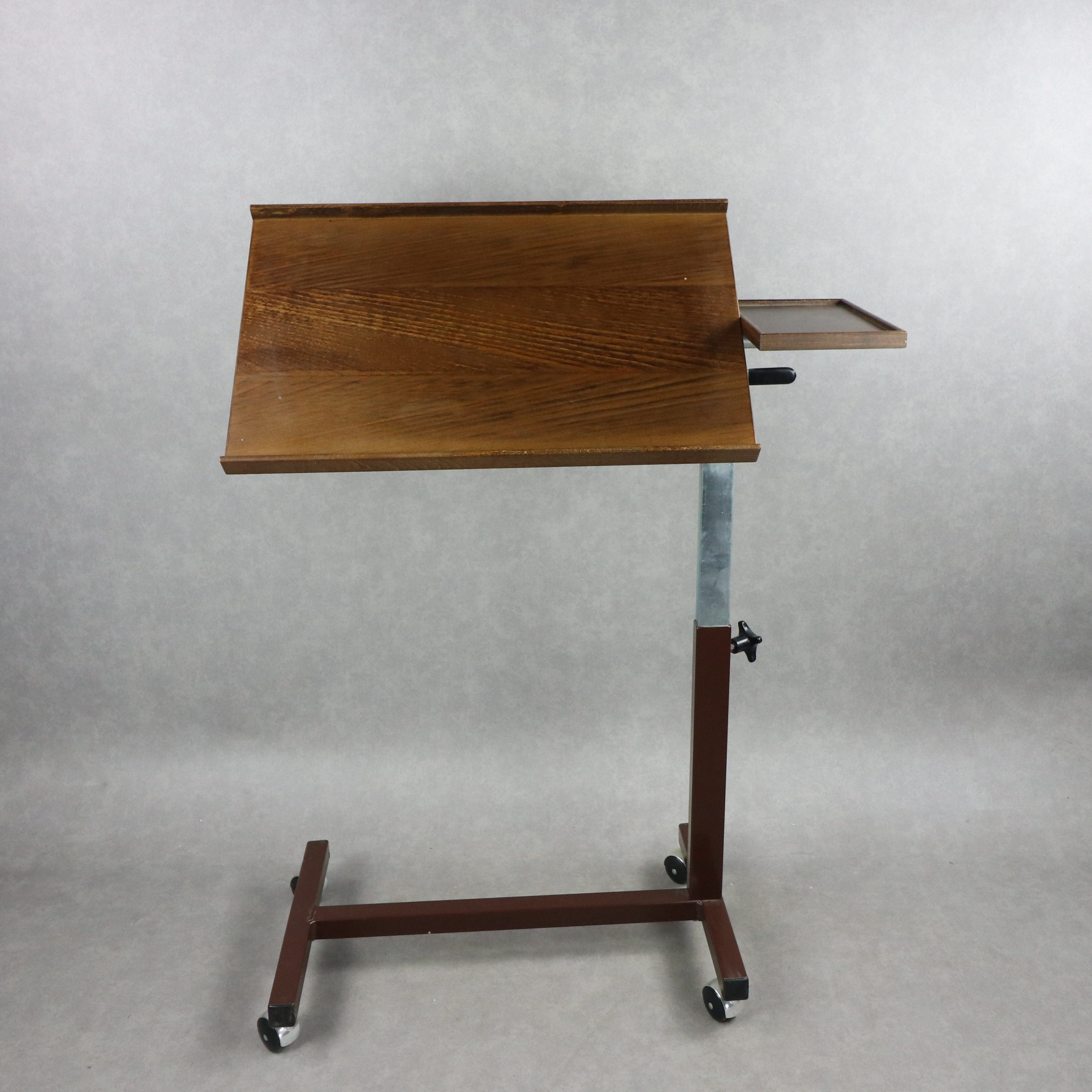 Images for 2312911. WRITING / READING TABLE, adjustable dark stained ...