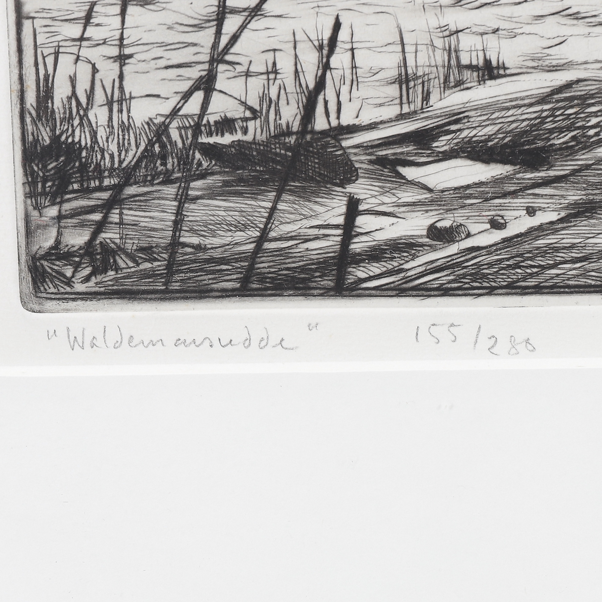 Images for 2316573. HASSE LINDROTH. "Waldemarsudde". Etching, signed ...