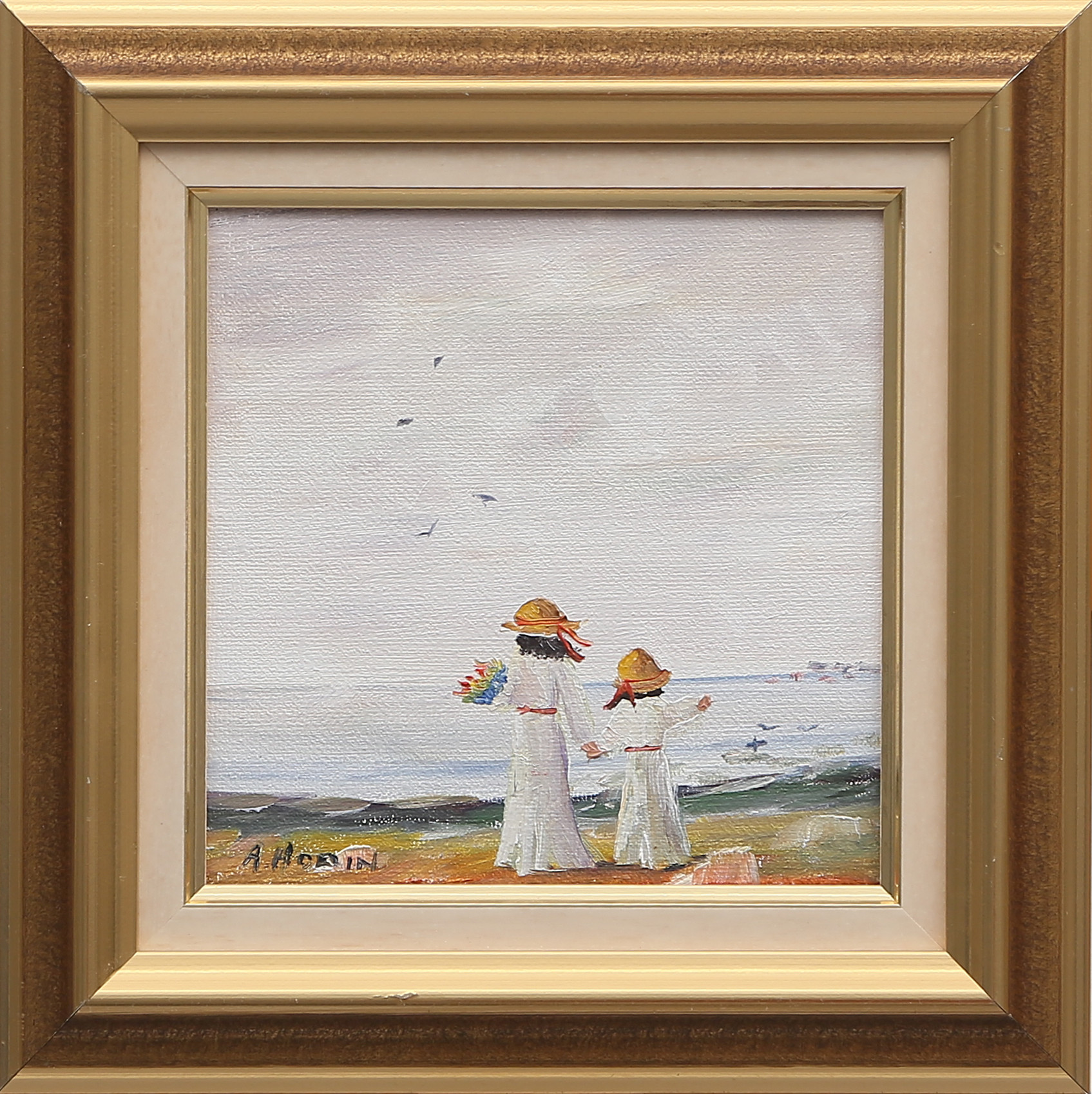 Images for 2317301. ANITA HODIN. OIL on Board, signed, 1996. - Auctionet