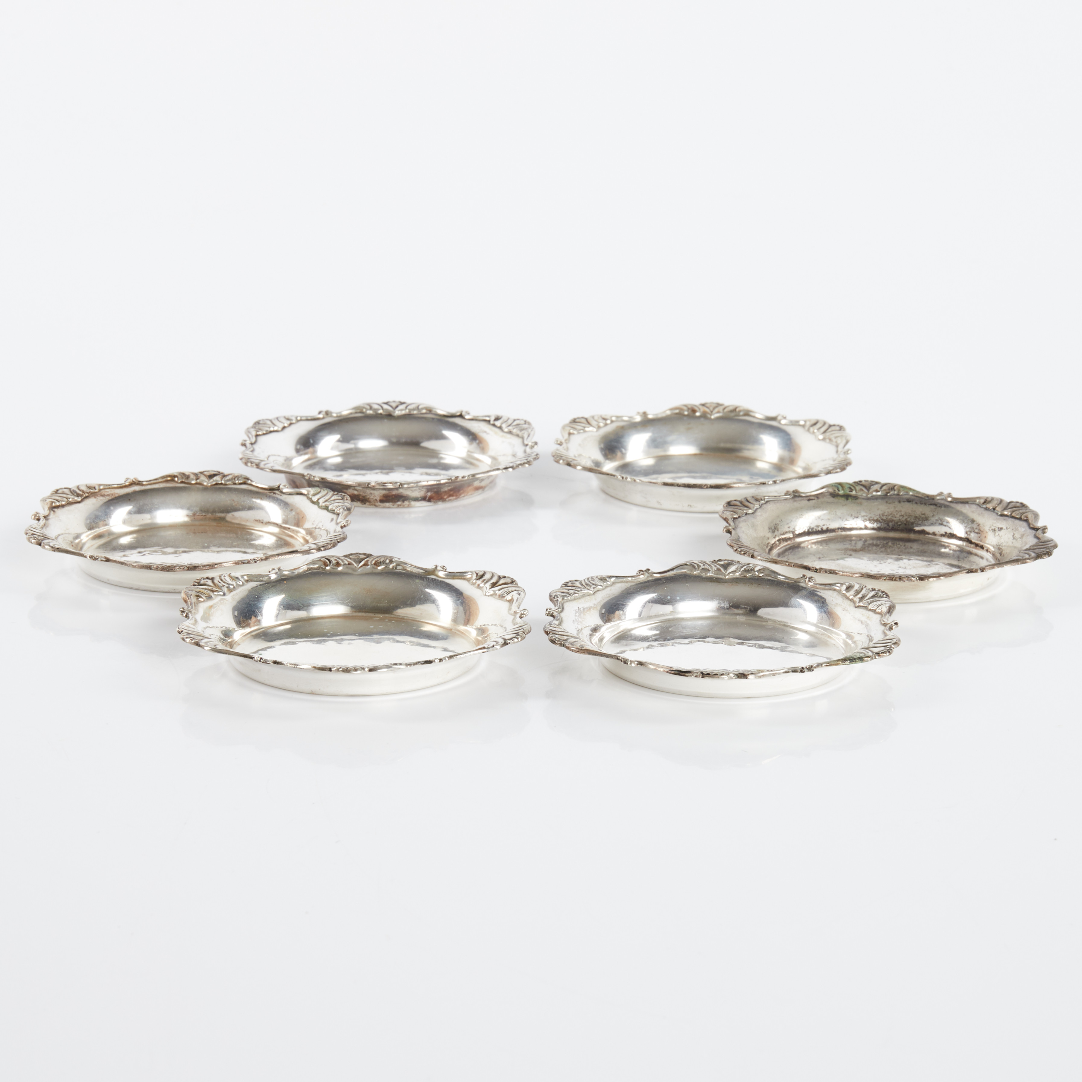 Images for 2320335. COASTERS, 6 pieces, silver, Fritz Heimbürger ...