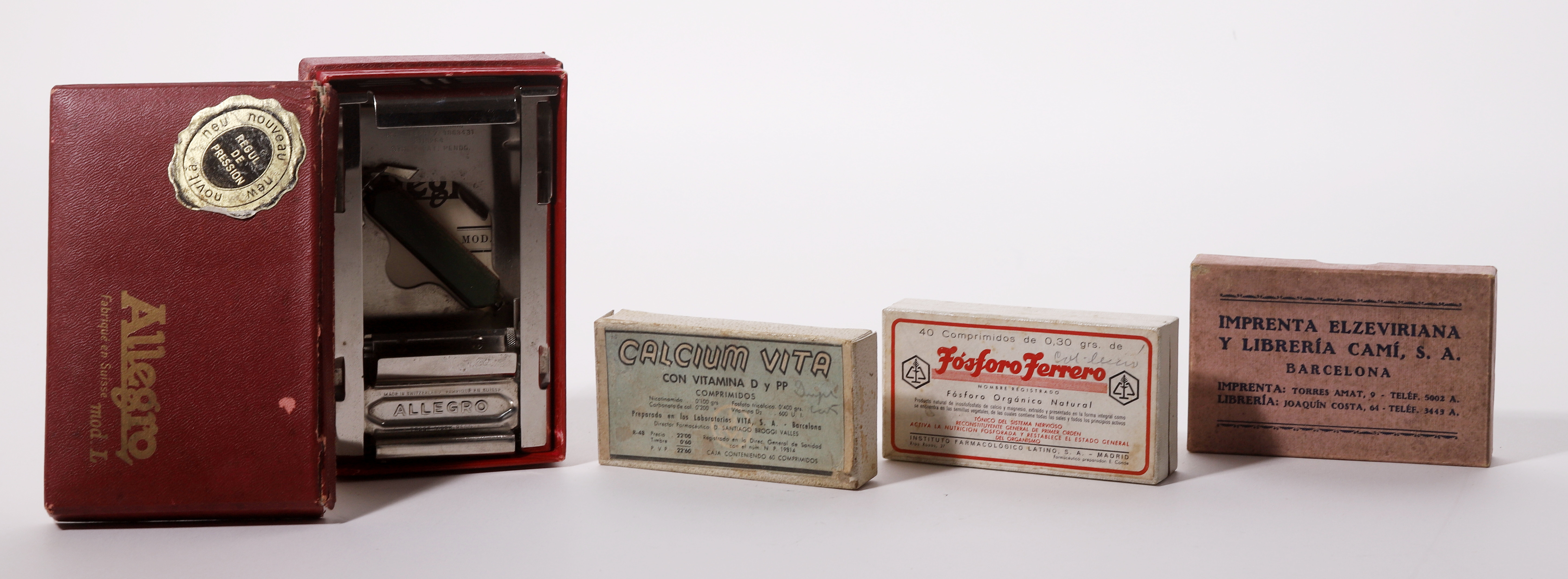 Images for 2322093. OLD BLADE SHARPENER. WITH COLLECTION OF BLADES ...