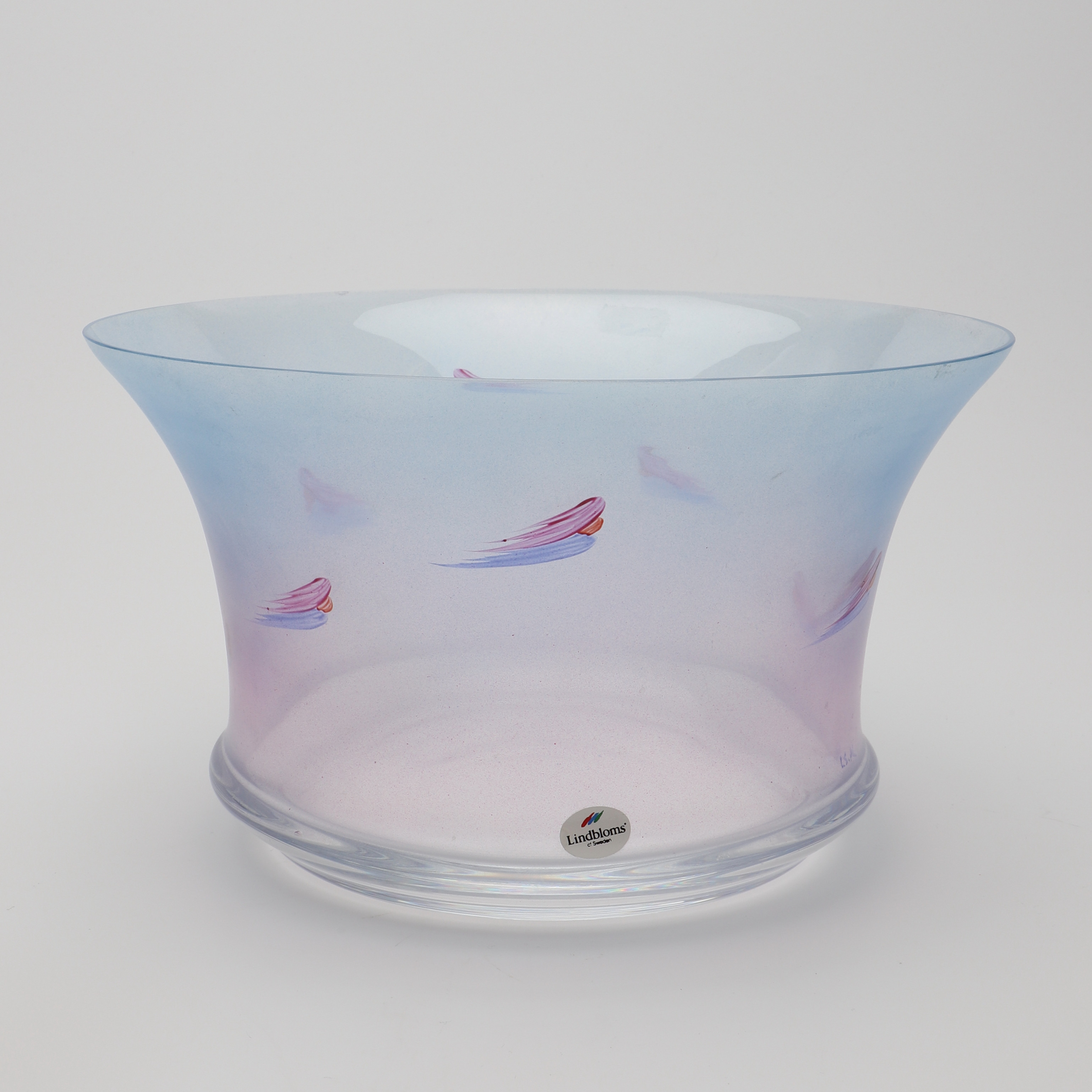 Images for 2322700. ANDERS LINDBLOM. bowl, glass, Lindbloms, signed LS ...