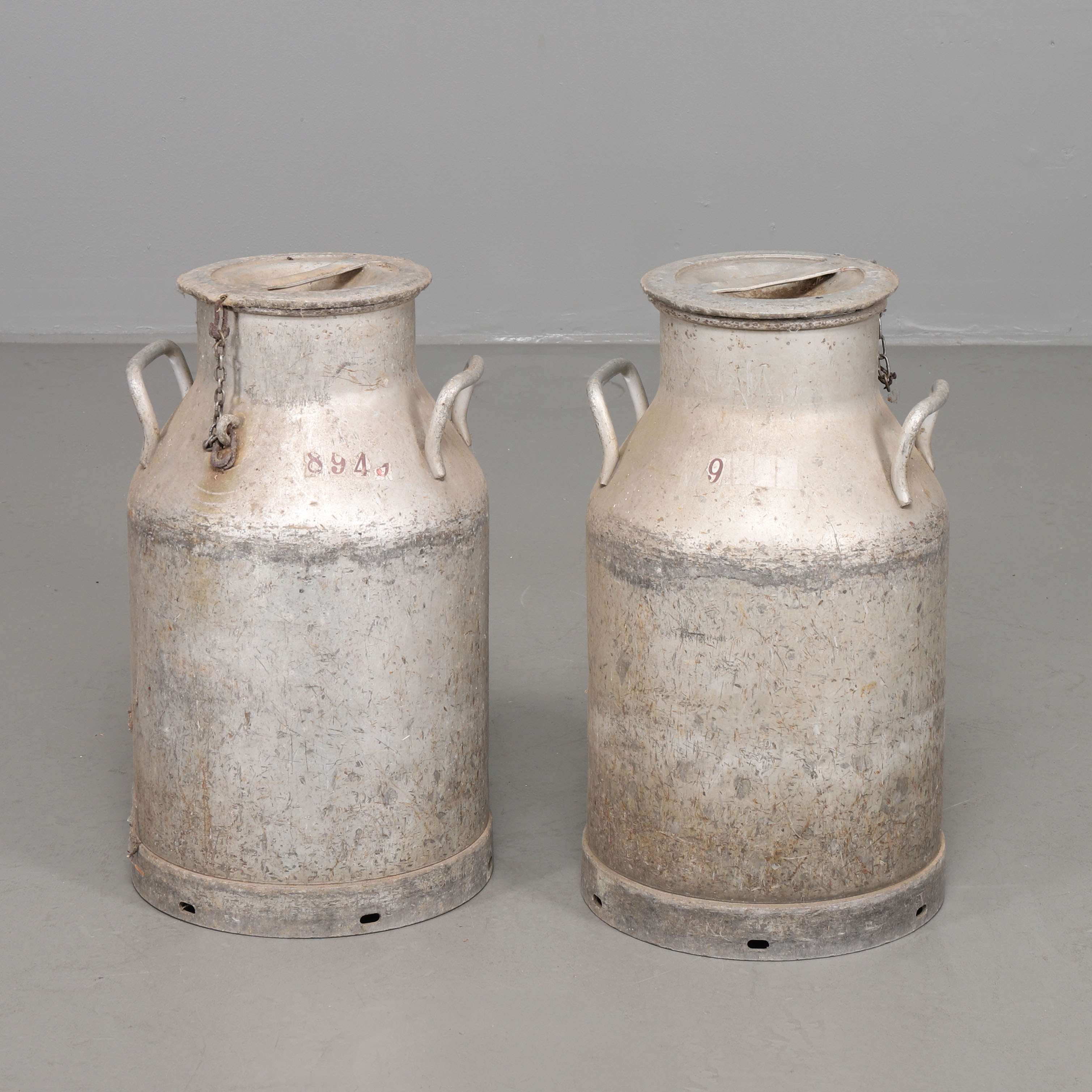 Images for 2324214. MILK JUGS, 2 pcs, metal, 1900s, Sweden. - Auctionet