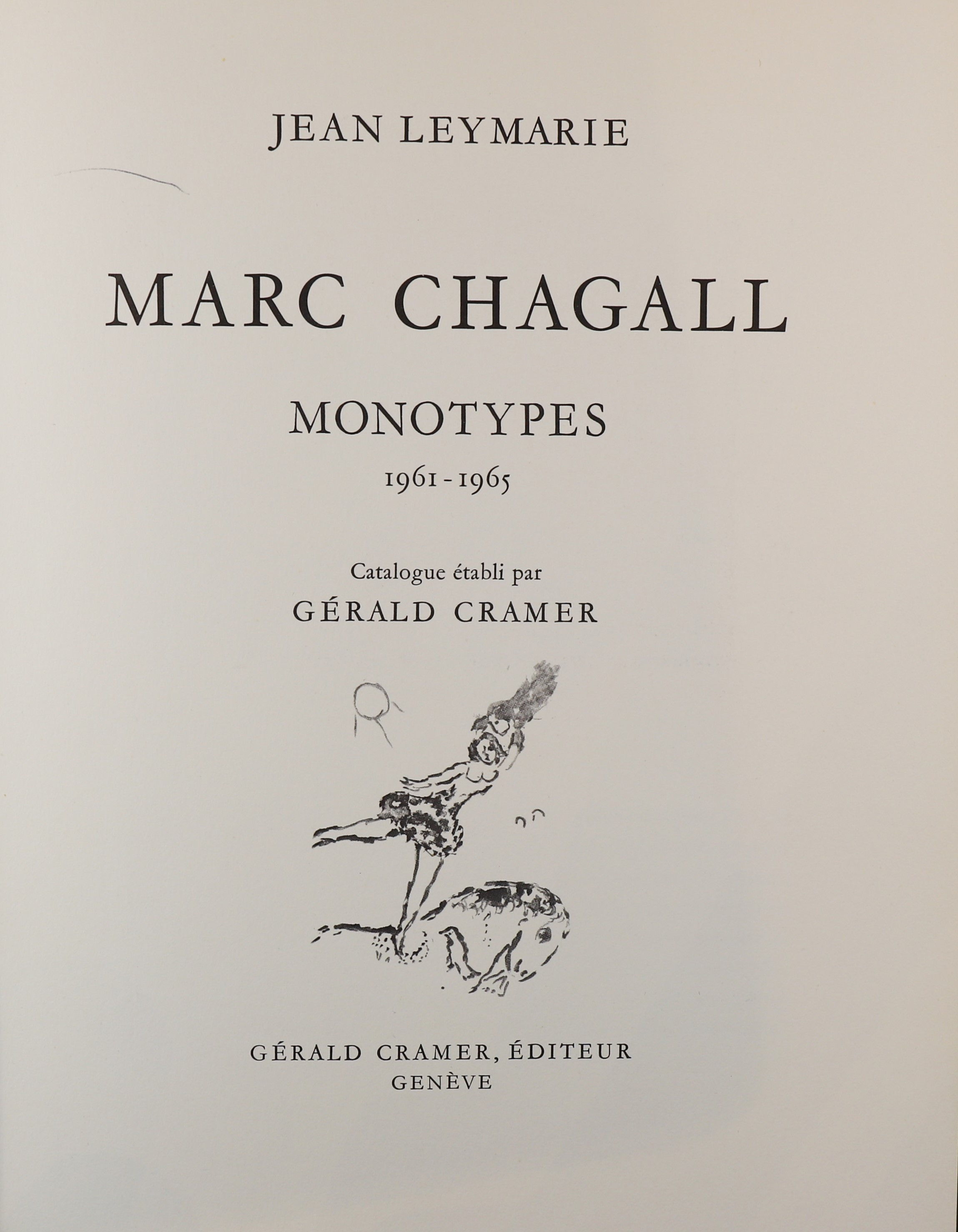 Images for 2324675. MARC CHAGALL: REFERENCE LITERATURE. "Marc Chagall ...