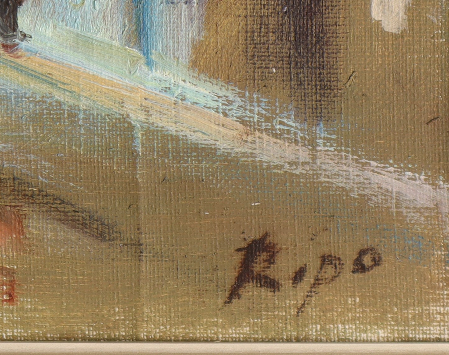 Images for 2331019. HANS RIPA. OIL ON CANVAS, signed Ripa. - Auctionet