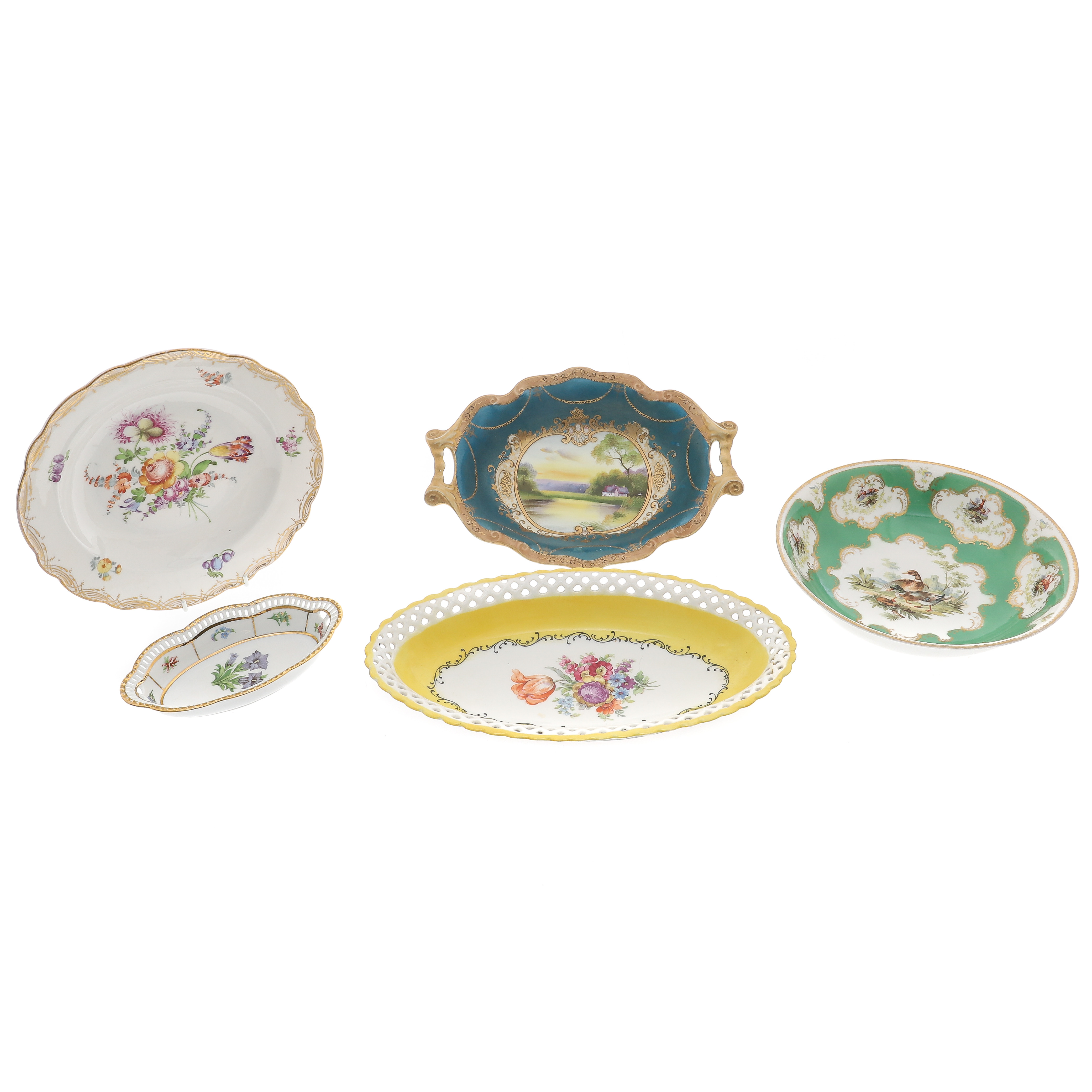 Images for 2332732. A GERMAN PORCELAIN SOUP PLATE, PAINTED IN DRESDEN ...