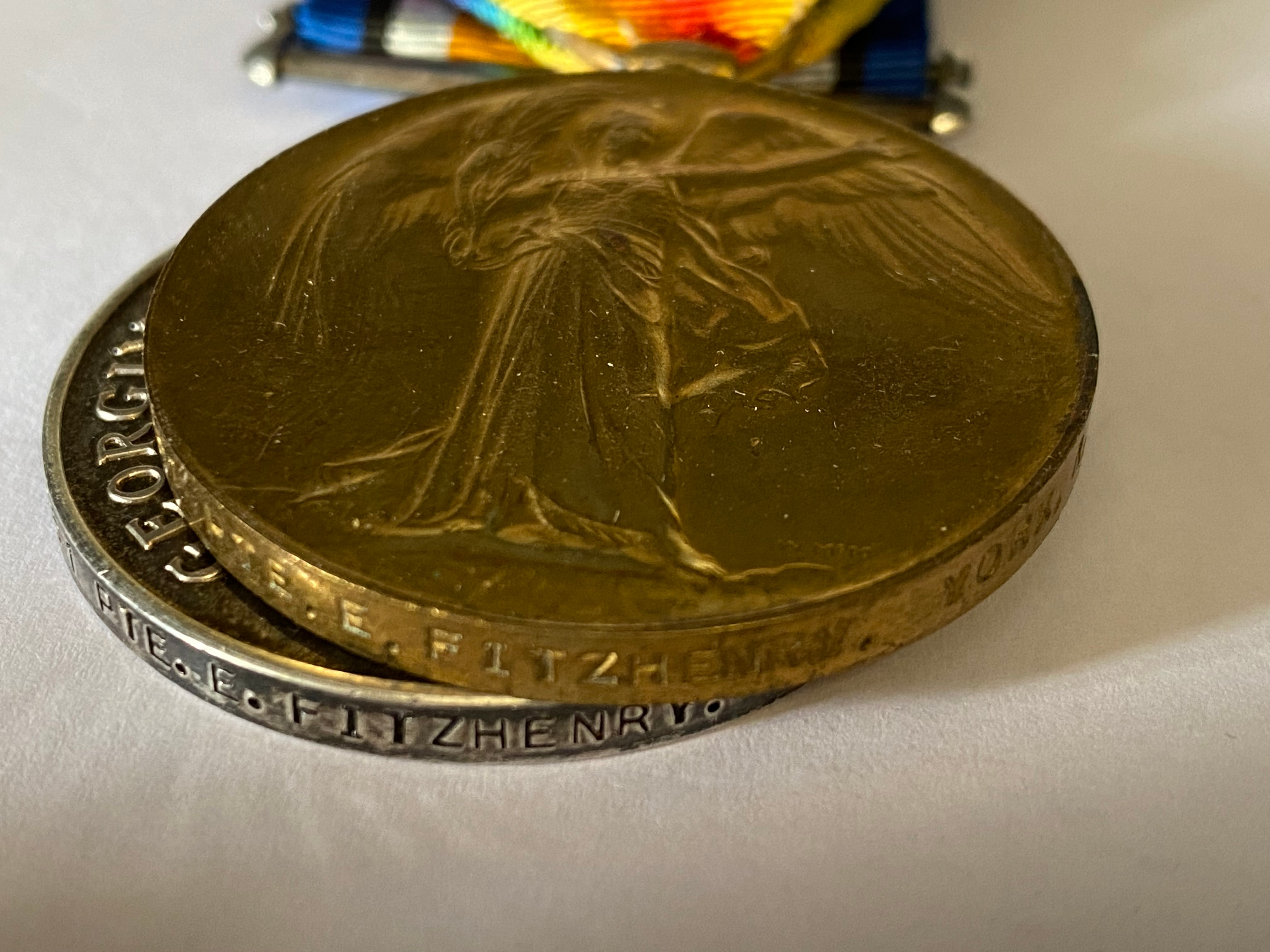 Images for 2334425. A FIRST WORLD WAR PAIR AND MEMORIAL PLAQUE TO THE ...