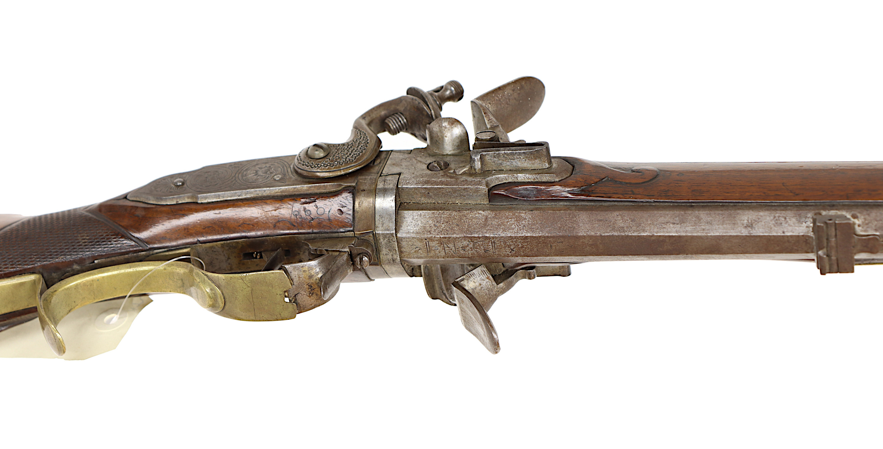 Images for 2335651. FLINT LOCK RIFLE, WENDER, AUSTRIAN. - Auctionet