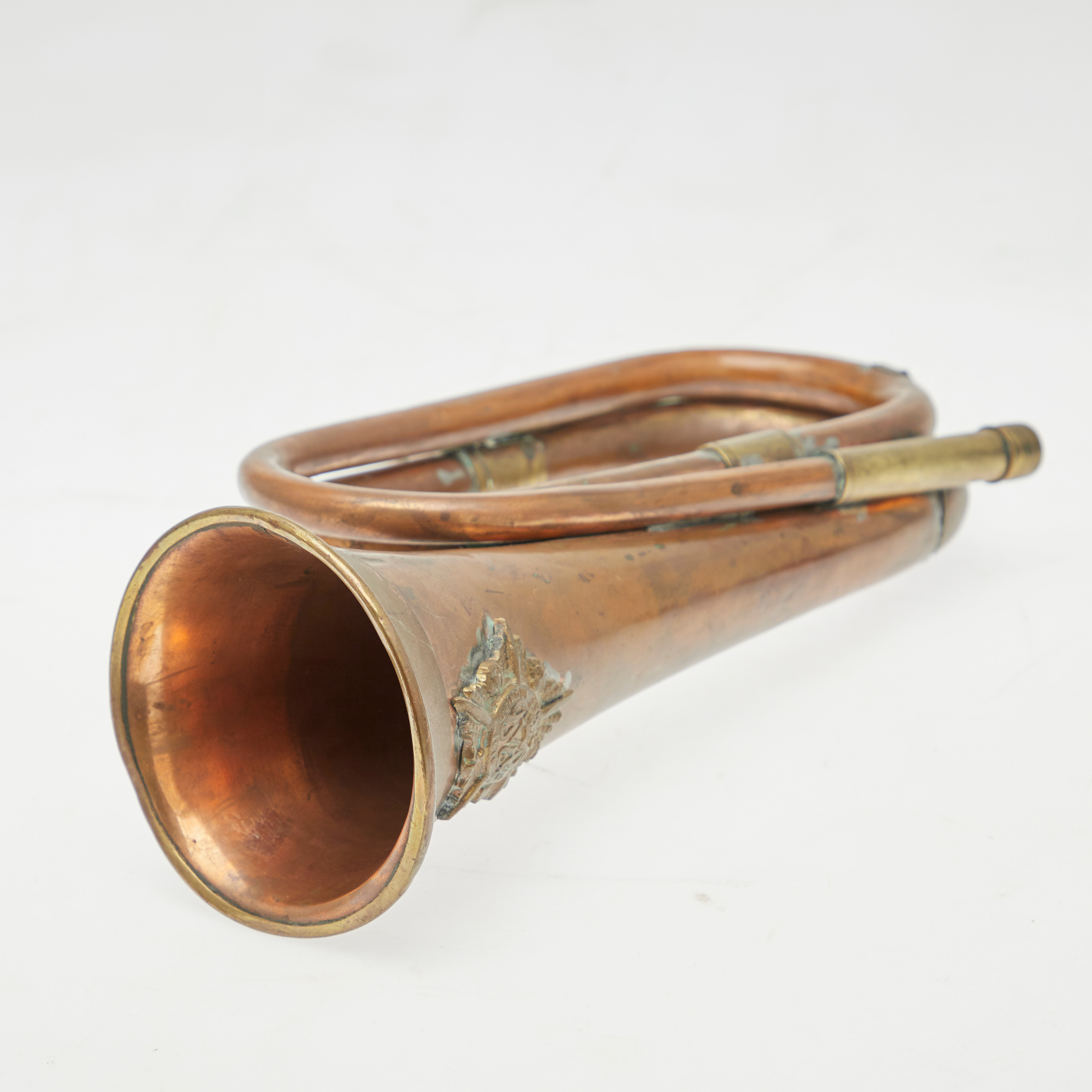 Images for 2336107. Two cavalry bugles / trumpets, brass, copper, first ...