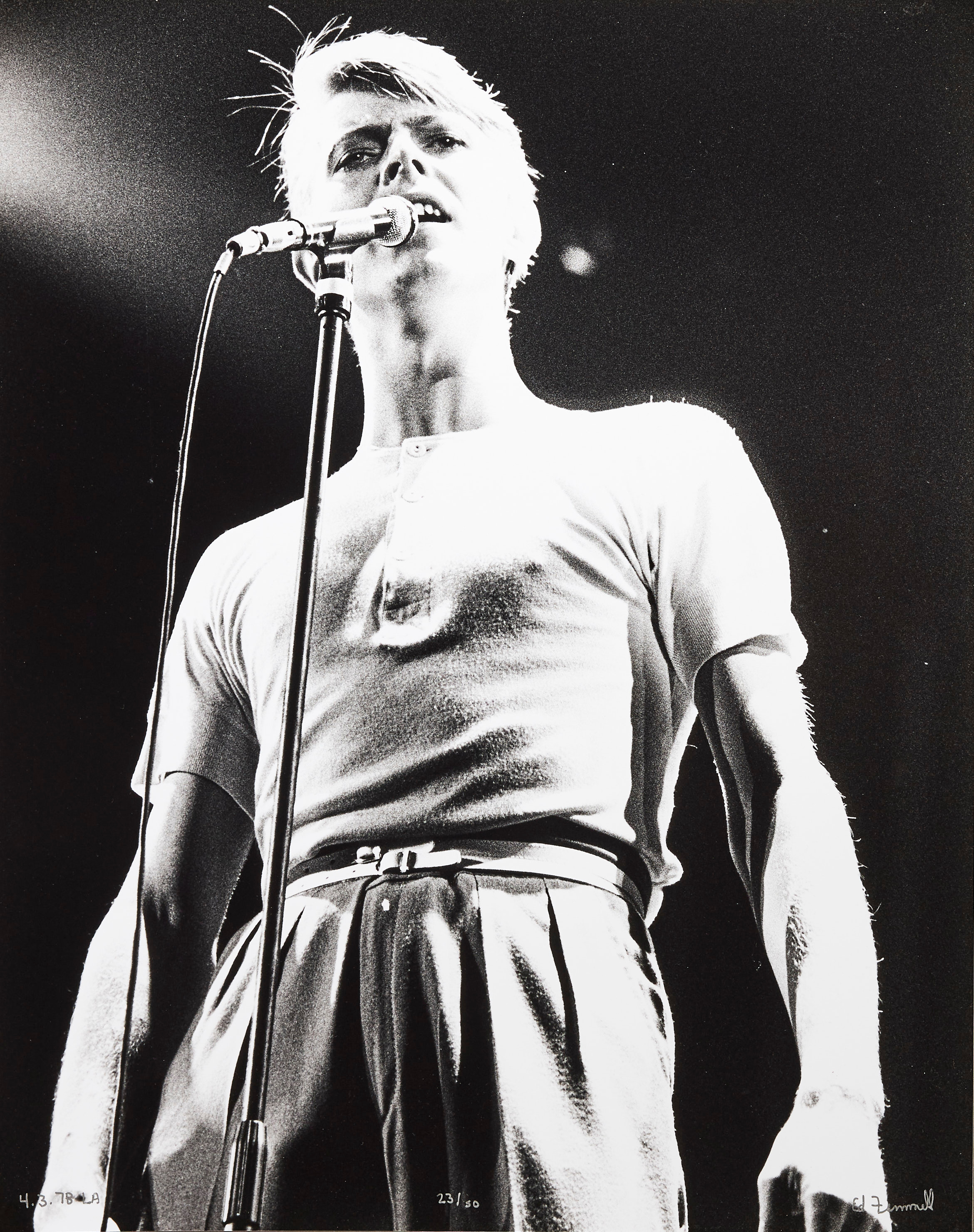 Images for 2337148. ED FINNELL. David Bowie, "Heroes Tour", Los Angeles ...