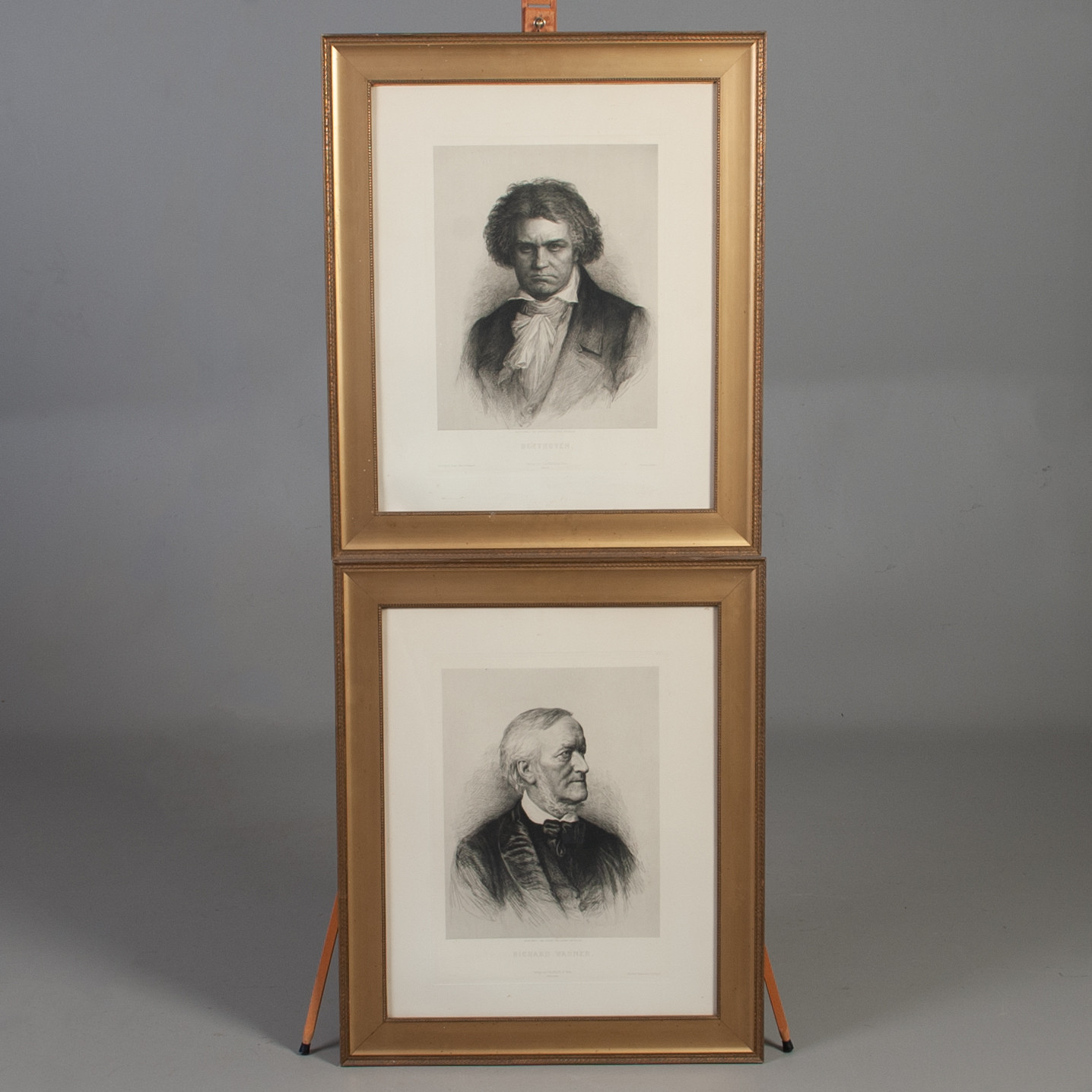 Images for 2341179. Etching, 2 pieces, Ludwig van Beethoven and Richard ...