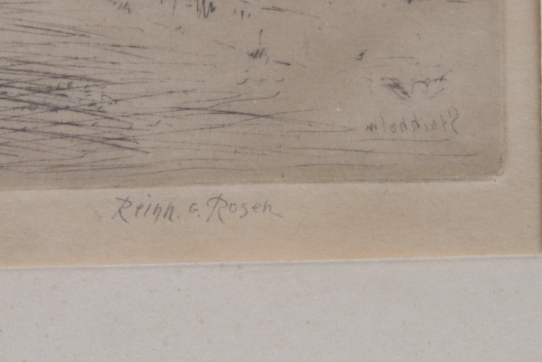 Images for 2341395. REINHOLD VON ROSEN. Etching, signed Rosen, numbered ...