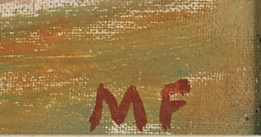 Images for 2343828. MOLLIE FAUSTMAN. "Landscape with barns", oil on ...