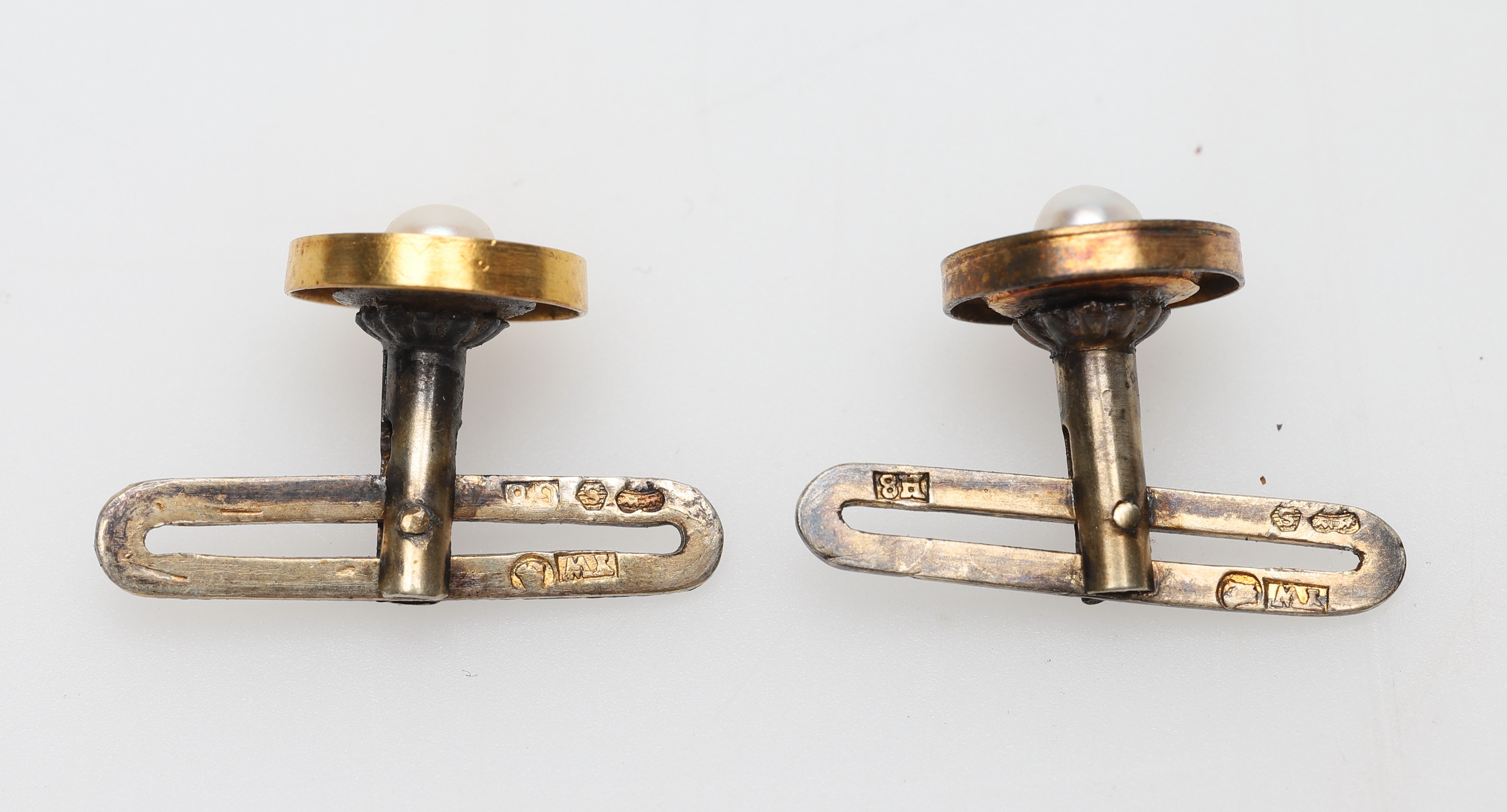 Images for 2345499. SHIRT BUTTONS/CUFF BUTTONS, gilt silver with ...