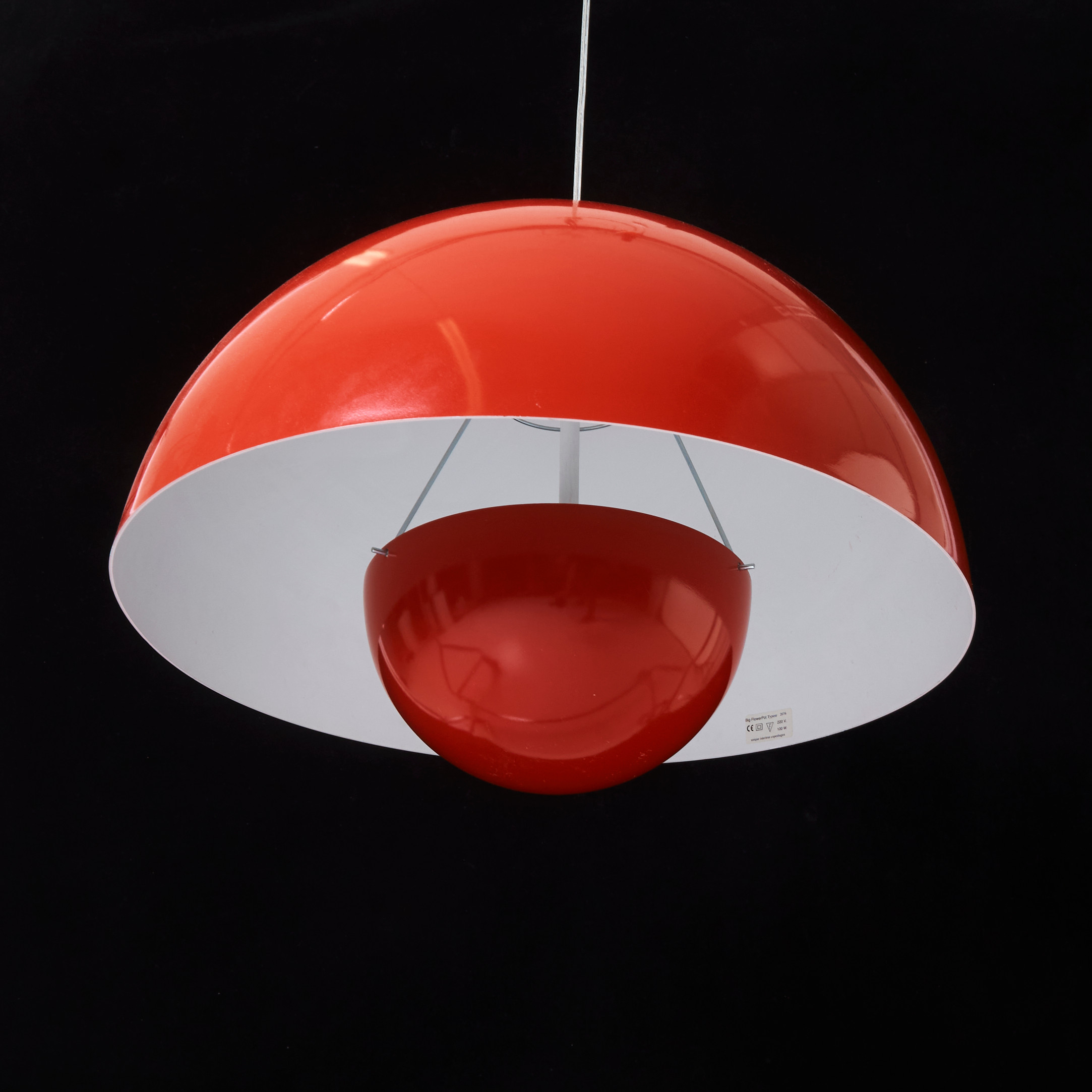 Images for 2349643. VERNER PANTON. Ceiling lamp, "Flowerpot". - Auctionet
