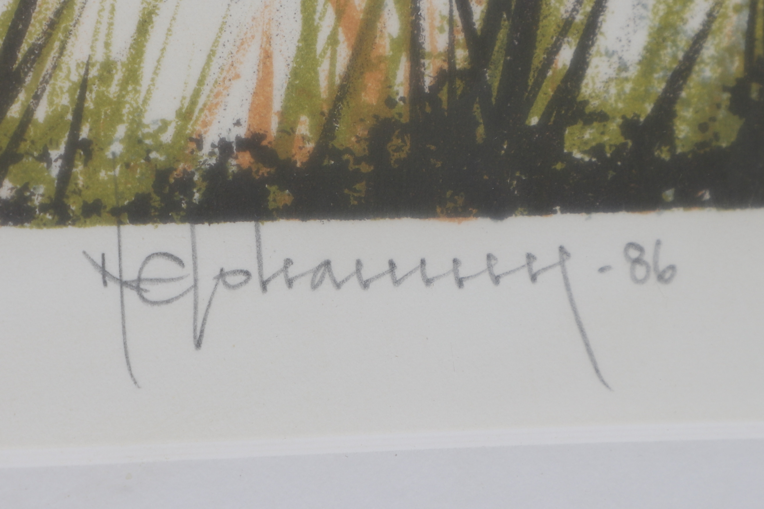 Images for 2349958. NILS-ERIK JOHANSSON. Lithography, Oak, Signed, No ...