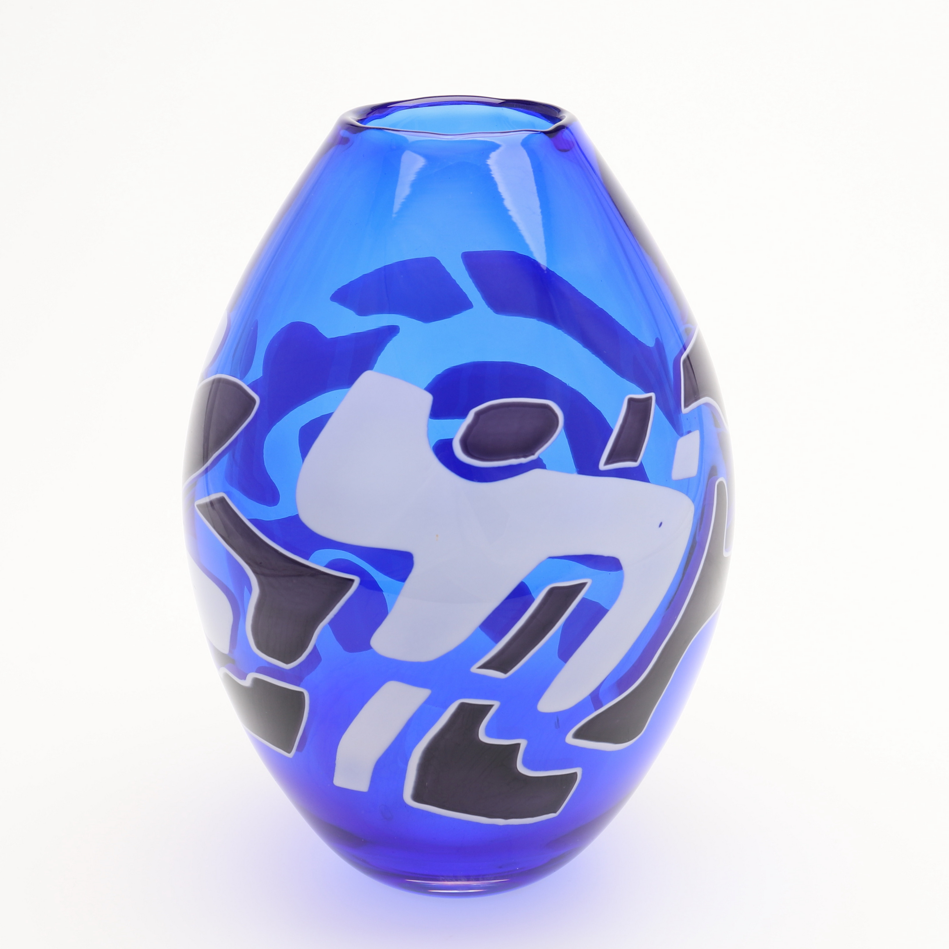 LARS HELLSTEN. VASE, GRAAL, ORREFORS 2003. Glass - Art glass - Auctionet