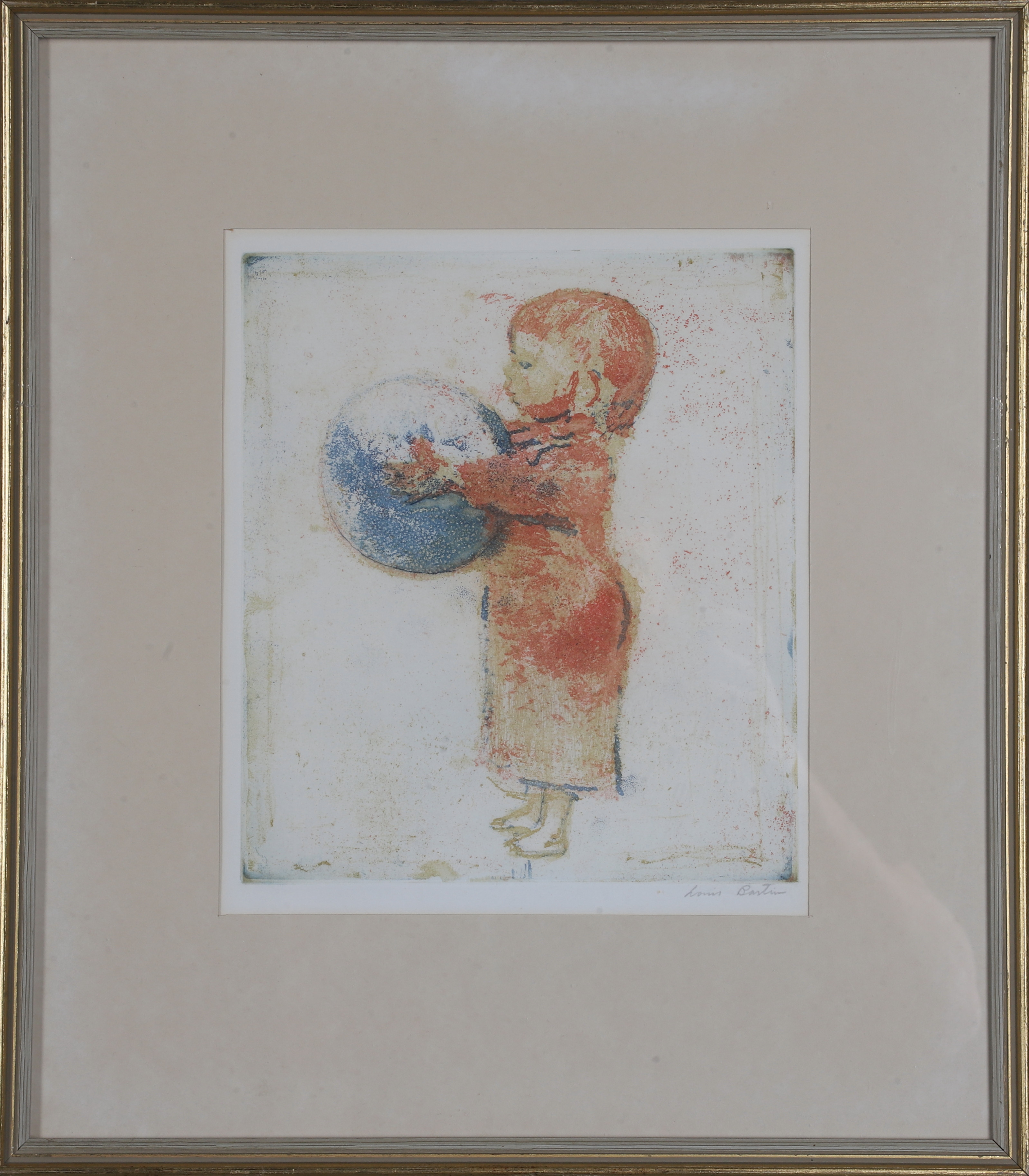 LOUIS BASTIN. Etsningar, 2 st, signerade. Konst - Grafik - Auctionet
