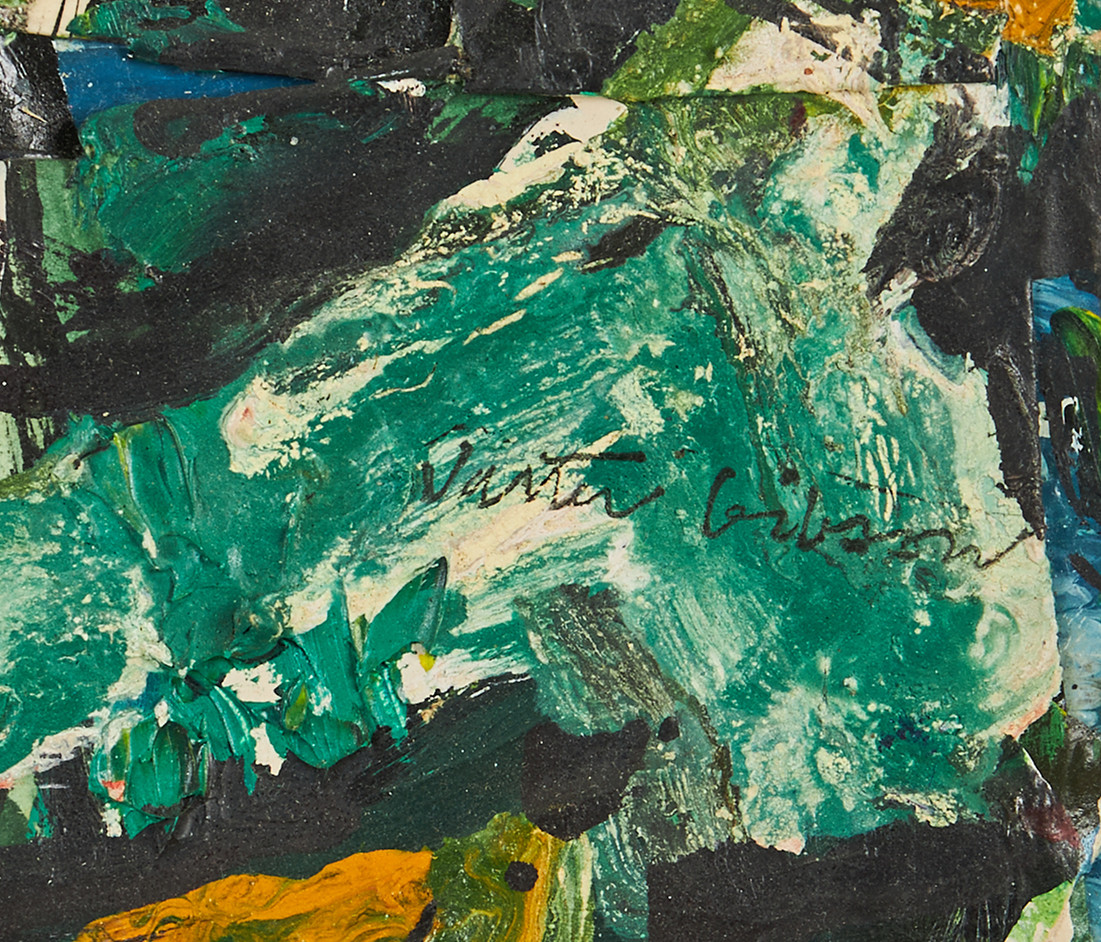 Bilder för 2352298. VALTER GIBSON (1928-2002). Komposition med figur ...