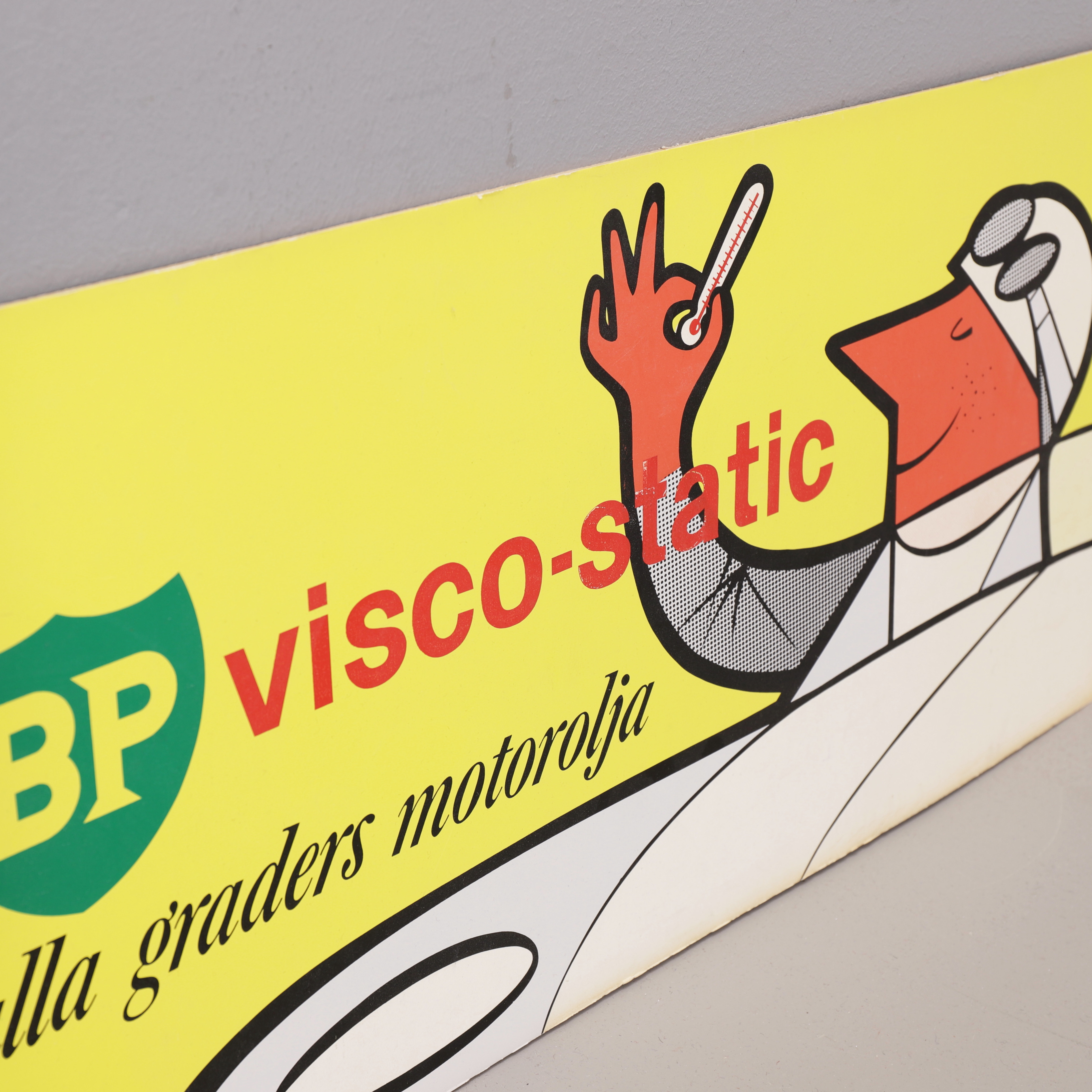 Images for 2354611. ADVERTISING SIGN, BP Visco-Static motor oil, 1960s ...