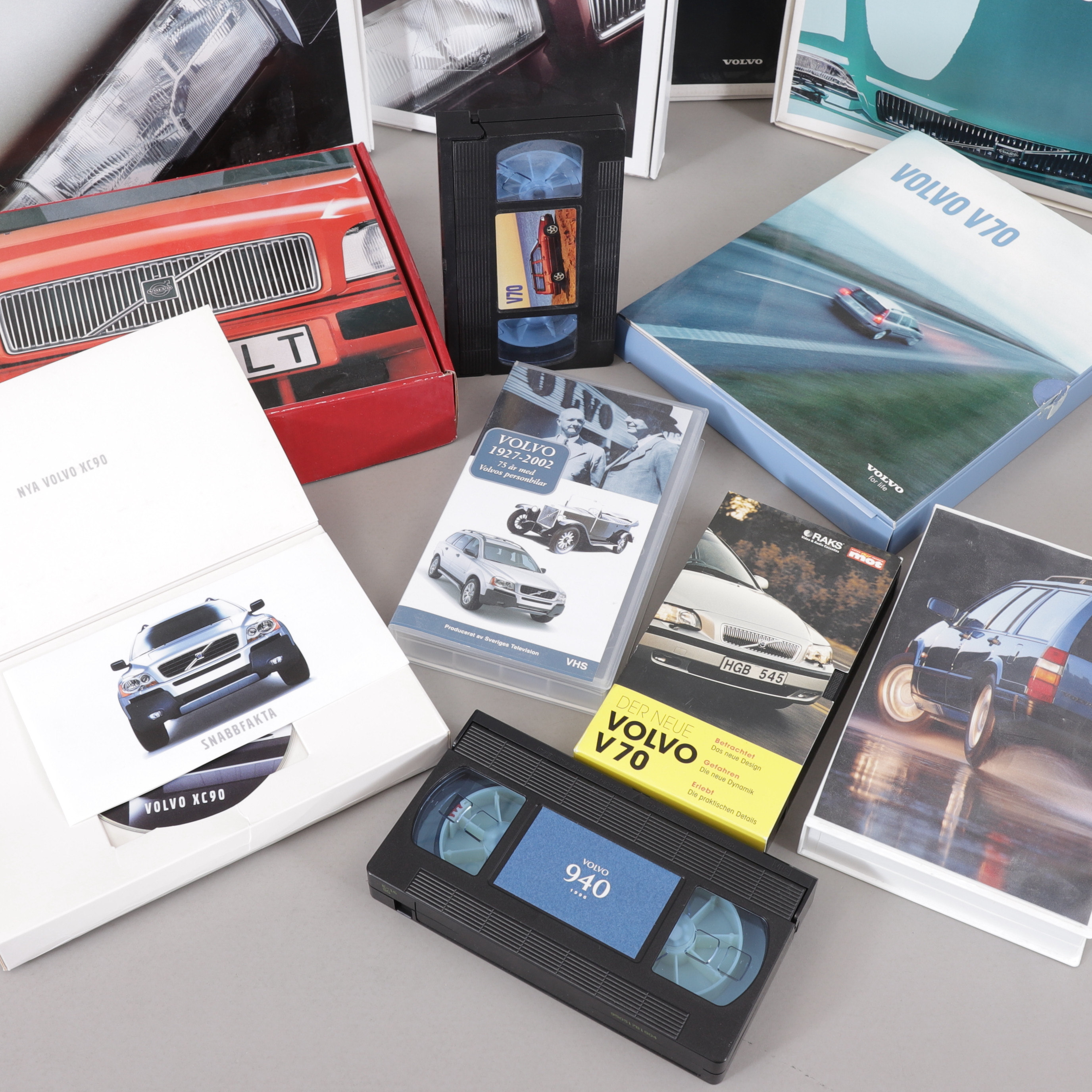 Images for 2355216. VOLVO BOXES, with VHS etc., 10 pcs, 1980s/90s ...