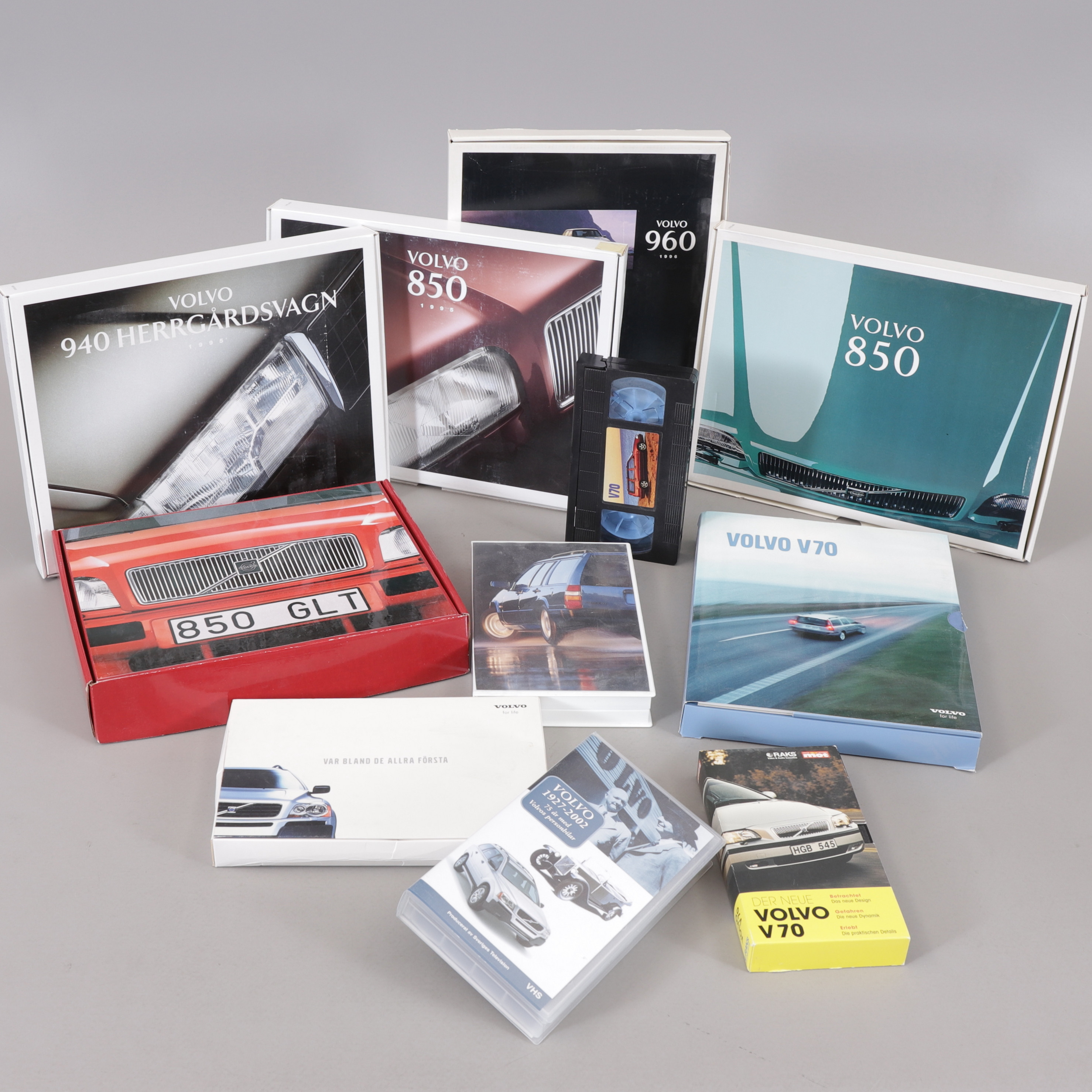 Images for 2355216. VOLVO BOXES, with VHS etc., 10 pcs, 1980s/90s ...