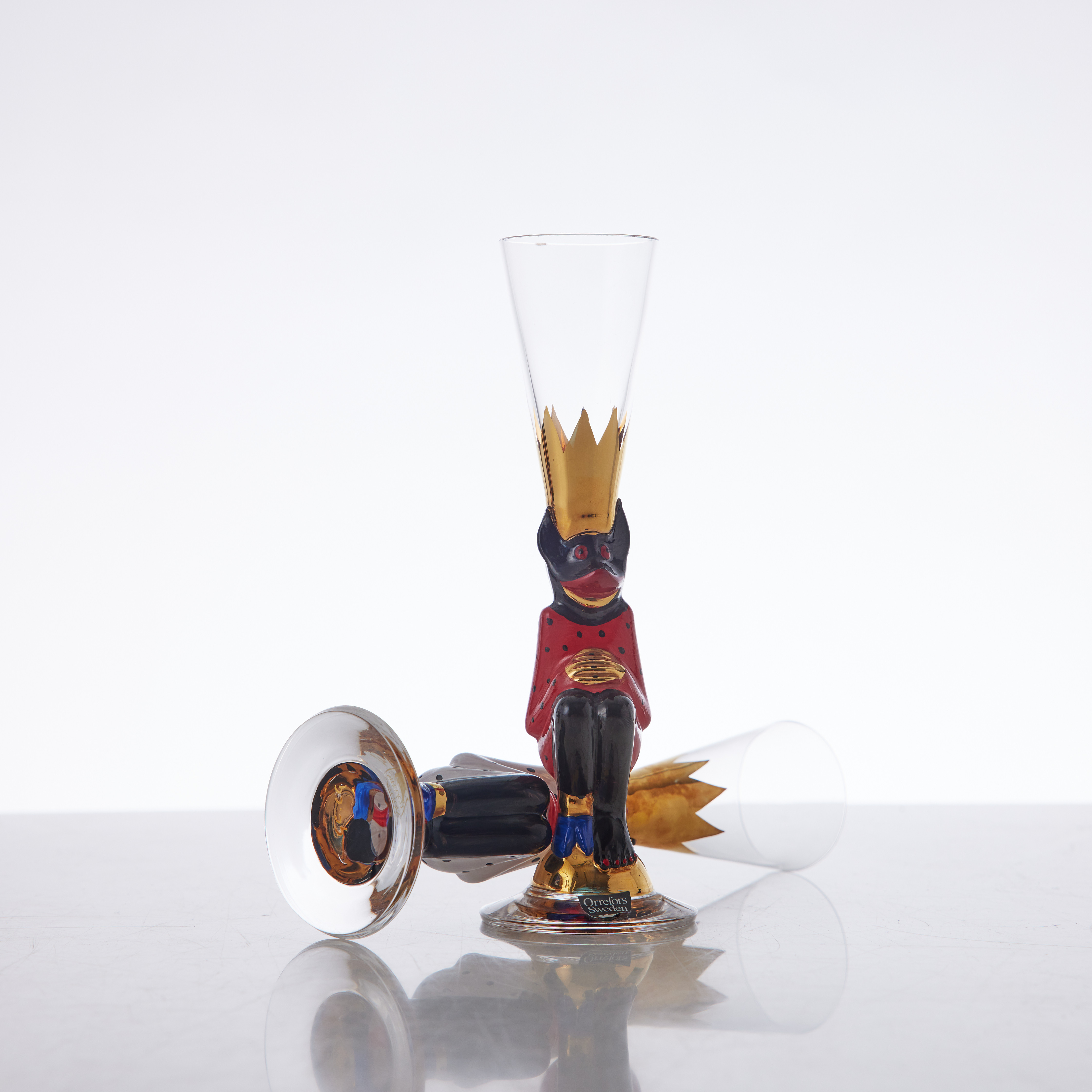 Images for 2355763. GUNNAR CYRÉN. "Devil", shot glass, 7 pcs, Orrefors ...