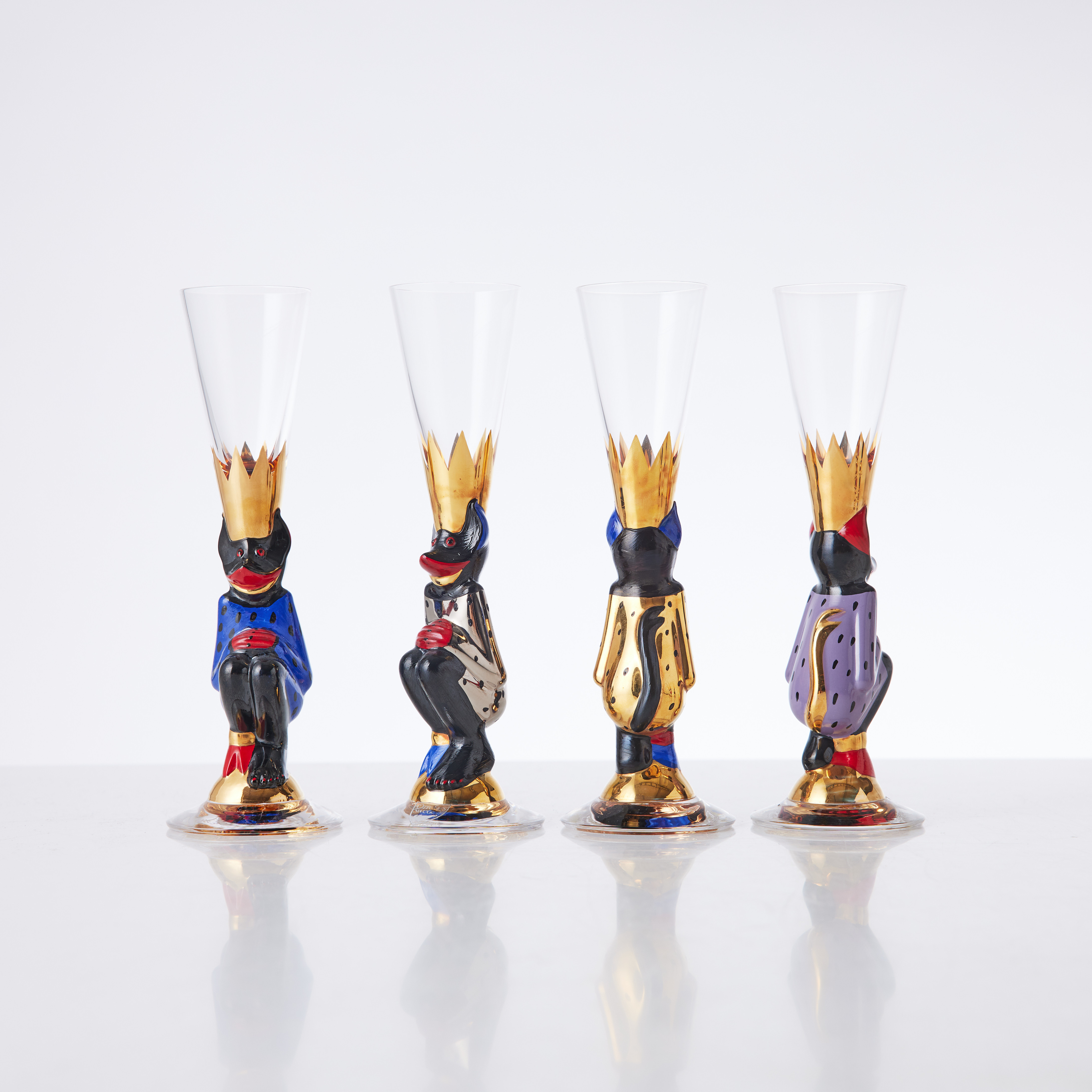 Images for 2355763. GUNNAR CYRÉN. "Devil", shot glass, 7 pcs, Orrefors ...
