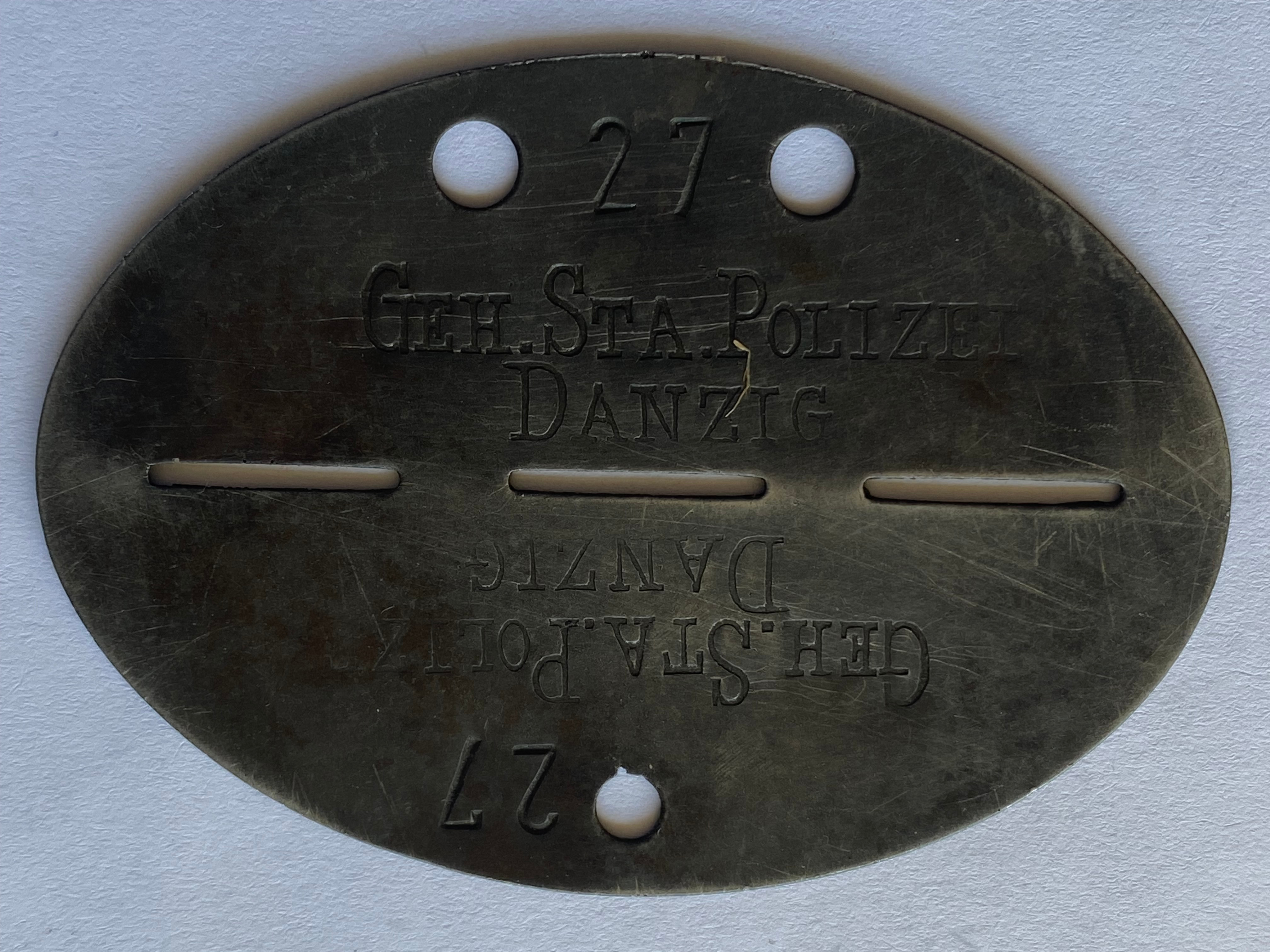 Images for 2356478. A SECOND WORLD WAR GERMAN GESTAPO IDENTITY DISK ...