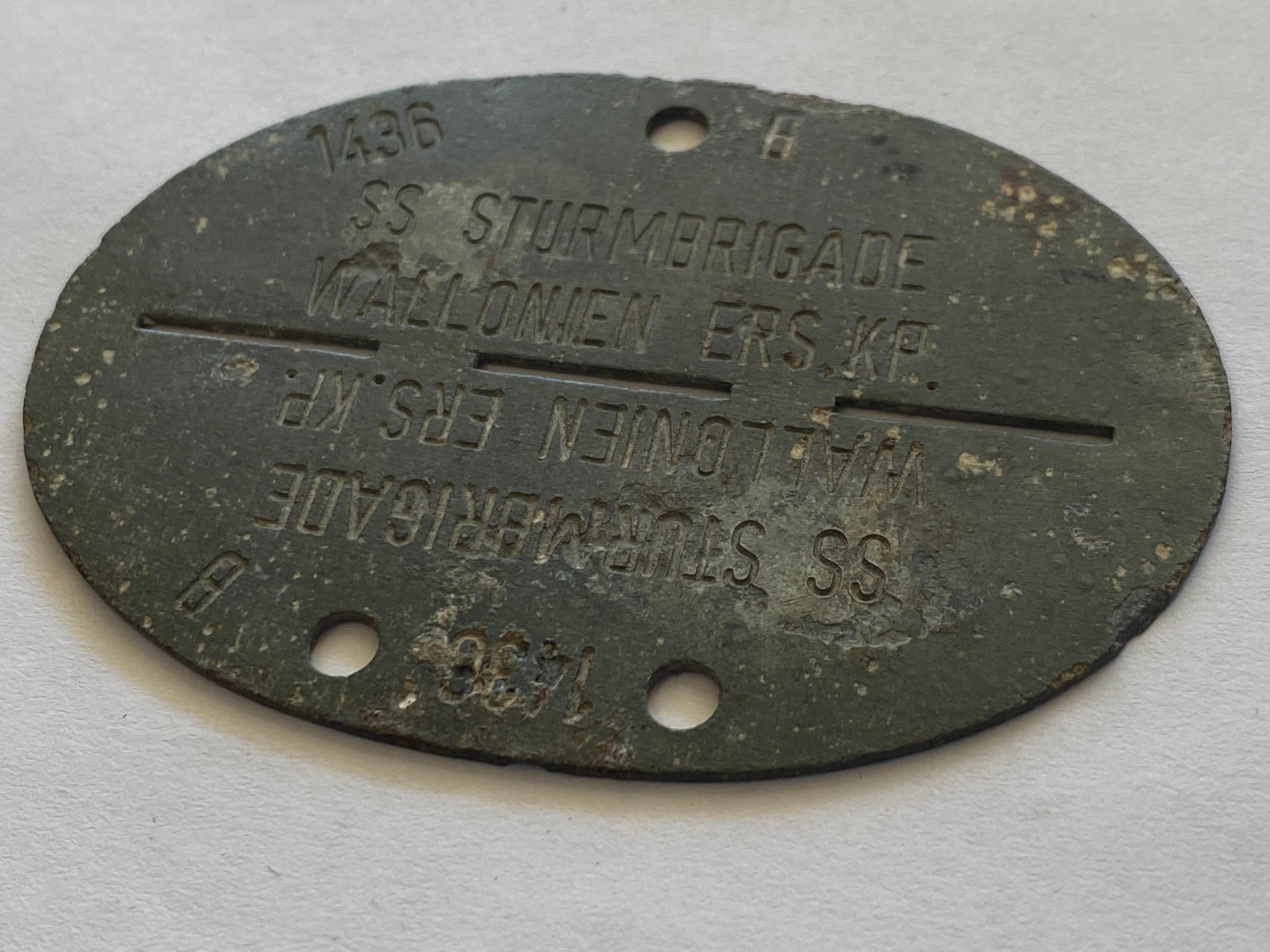 Images for 2356481. A SECOND WORLD WAR GERMAN WAFFEN-SS IDENTITY DISK ...