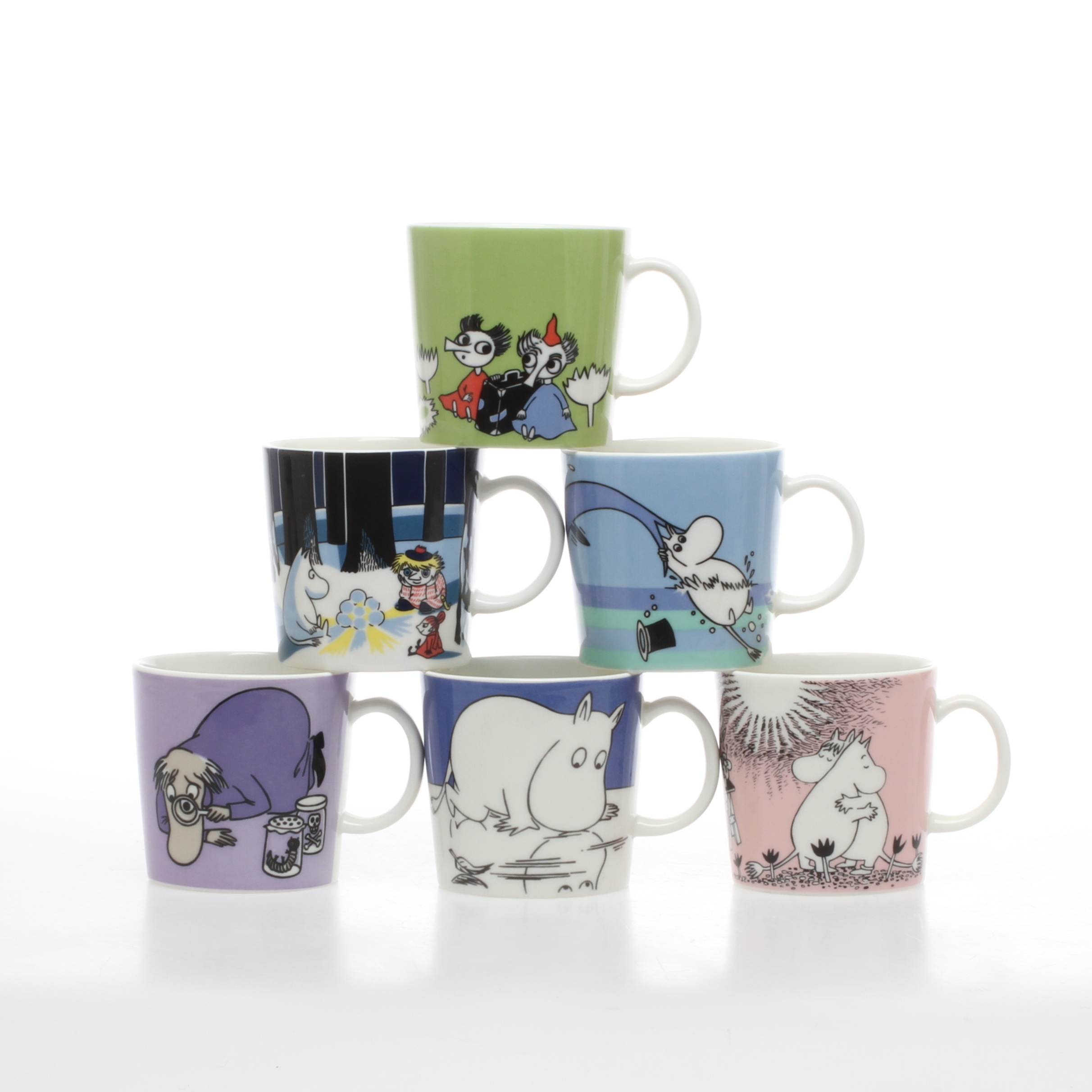 Images for 235663. MUMIN MUGGAR, 6 pcs, porcelain, "Moomin Characters ...