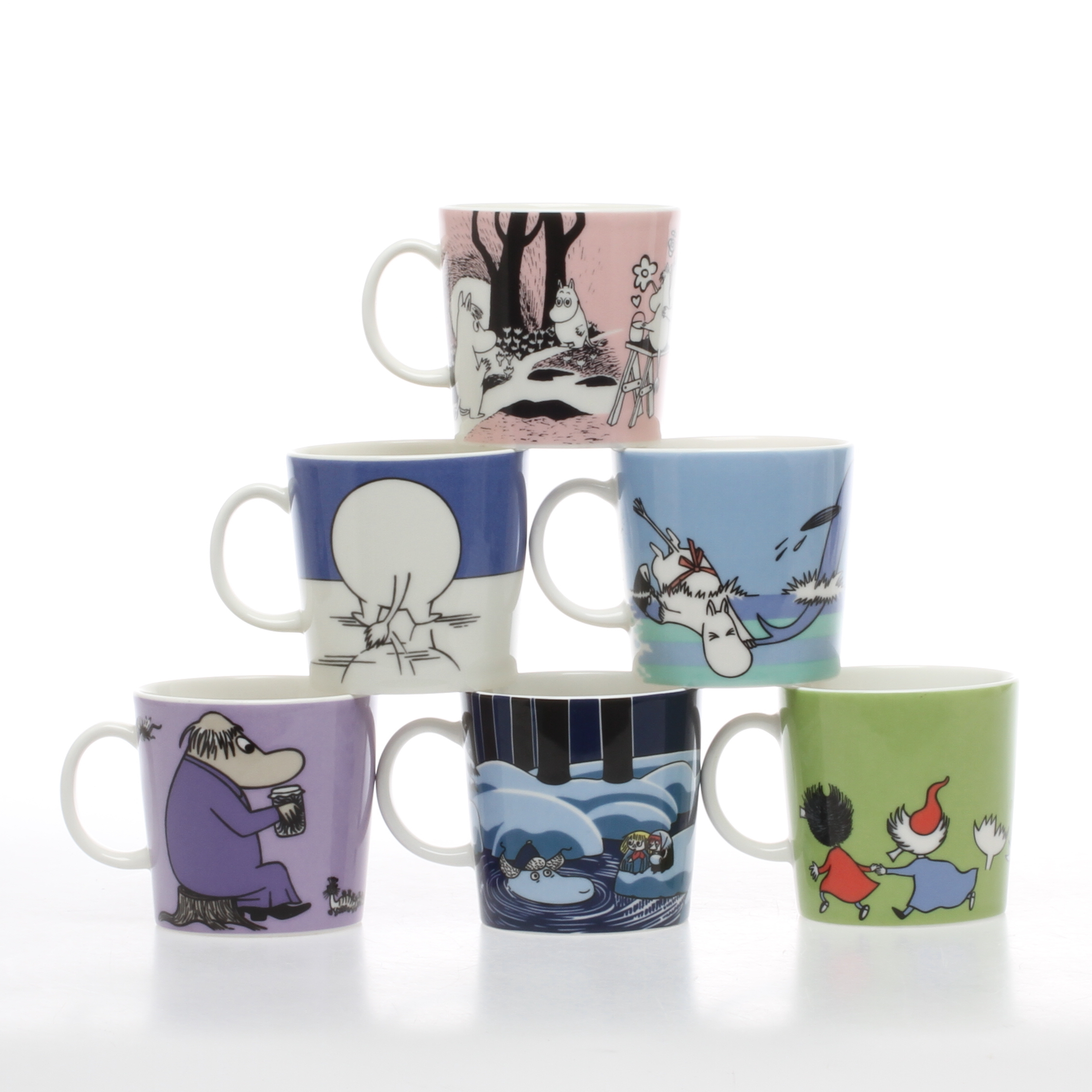 Images for 235663. MUMIN MUGGAR, 6 pcs, porcelain, "Moomin Characters ...