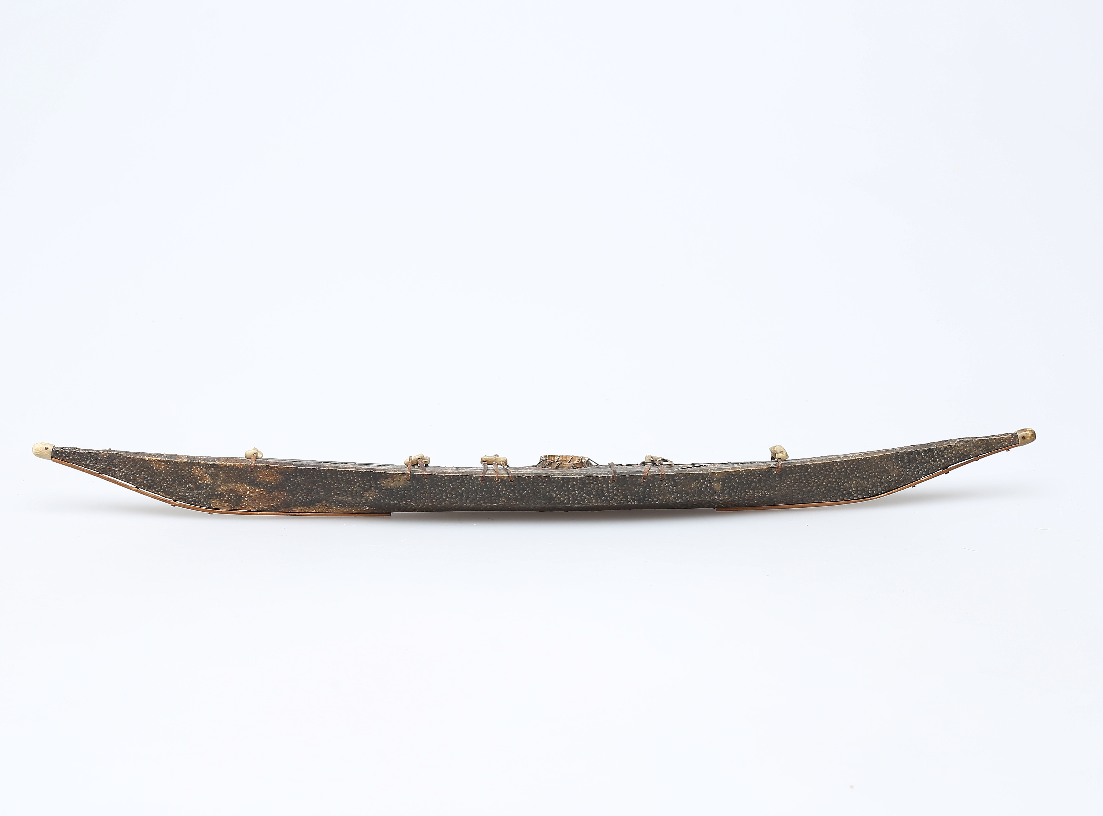 Images for 2358888. MODEL. Inuit kayak, skin, wood and bone. The first ...