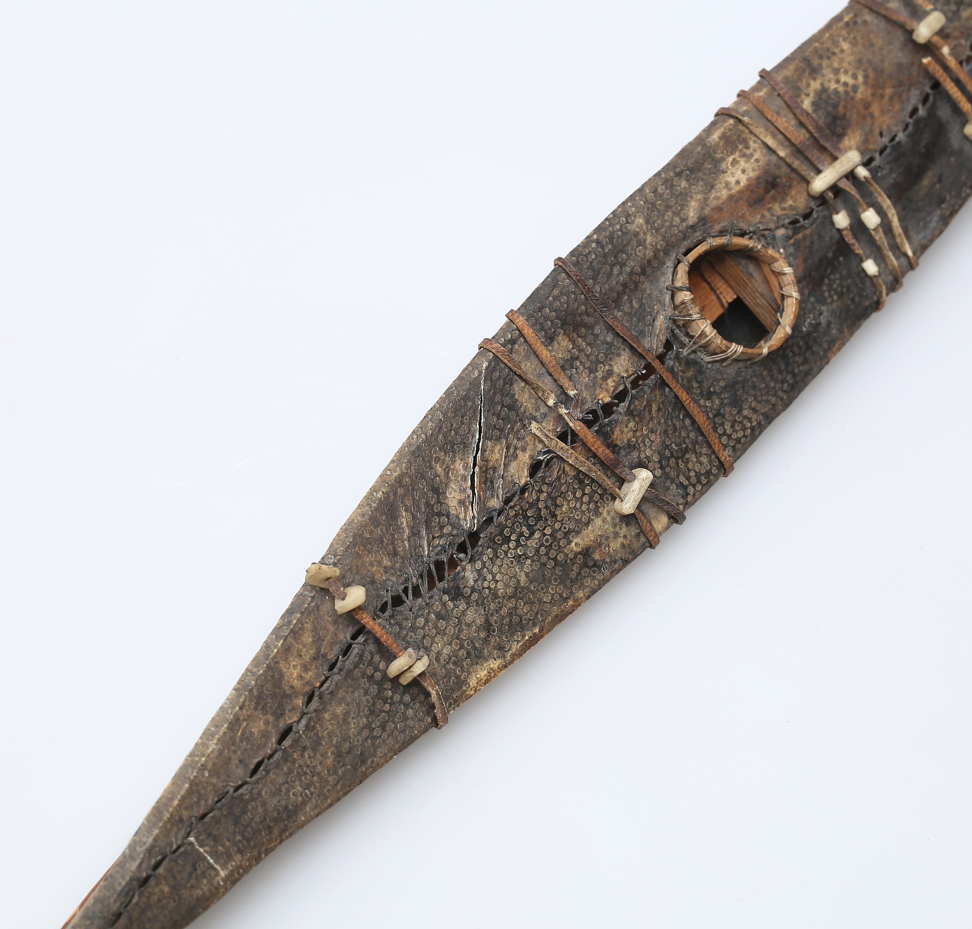 Images for 2358888. MODEL. Inuit kayak, skin, wood and bone. The first ...
