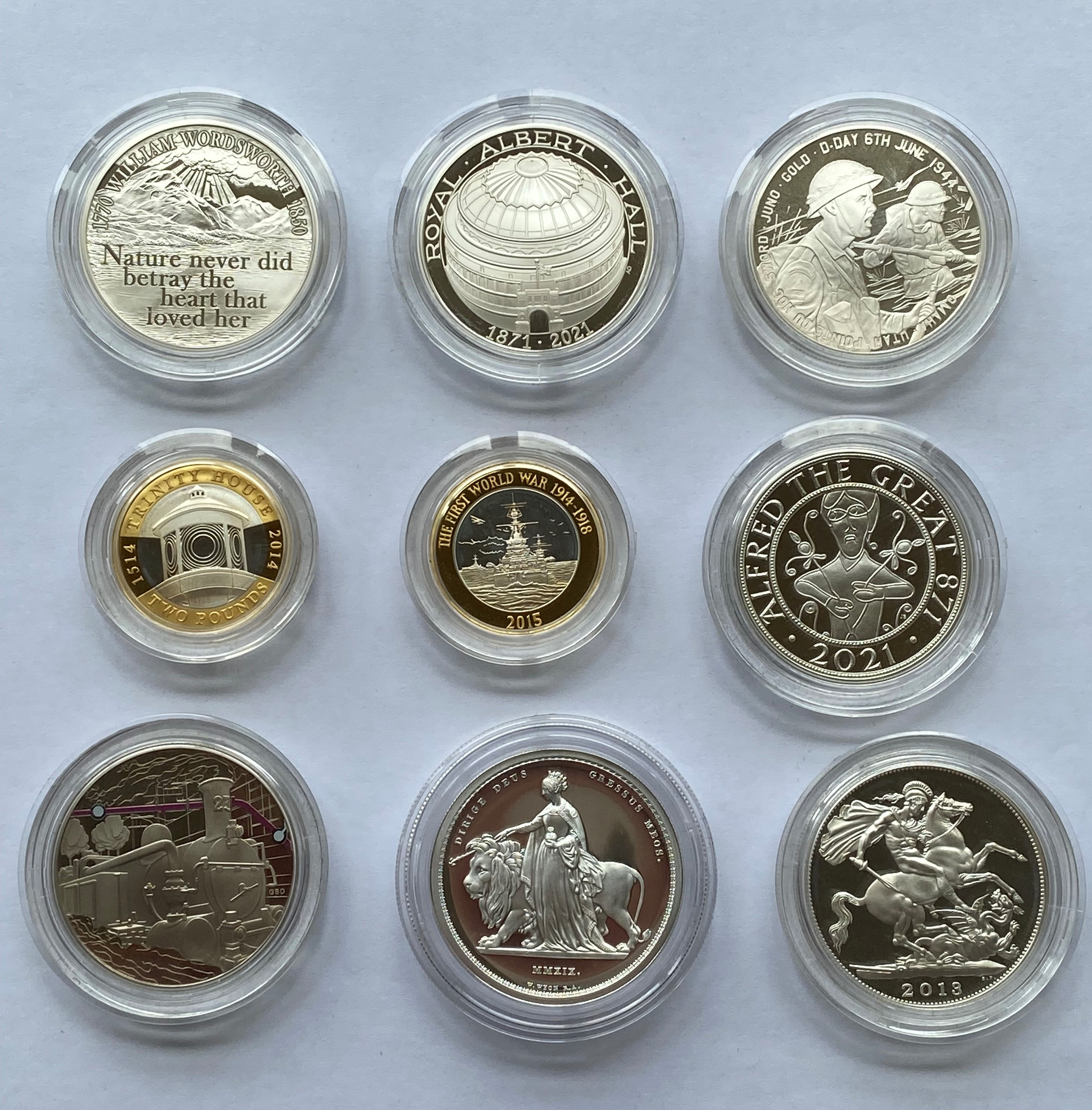 Images for 2358965. A COLLECTION OF ROYAL MINT COMMEMORATIVE SILVER ...