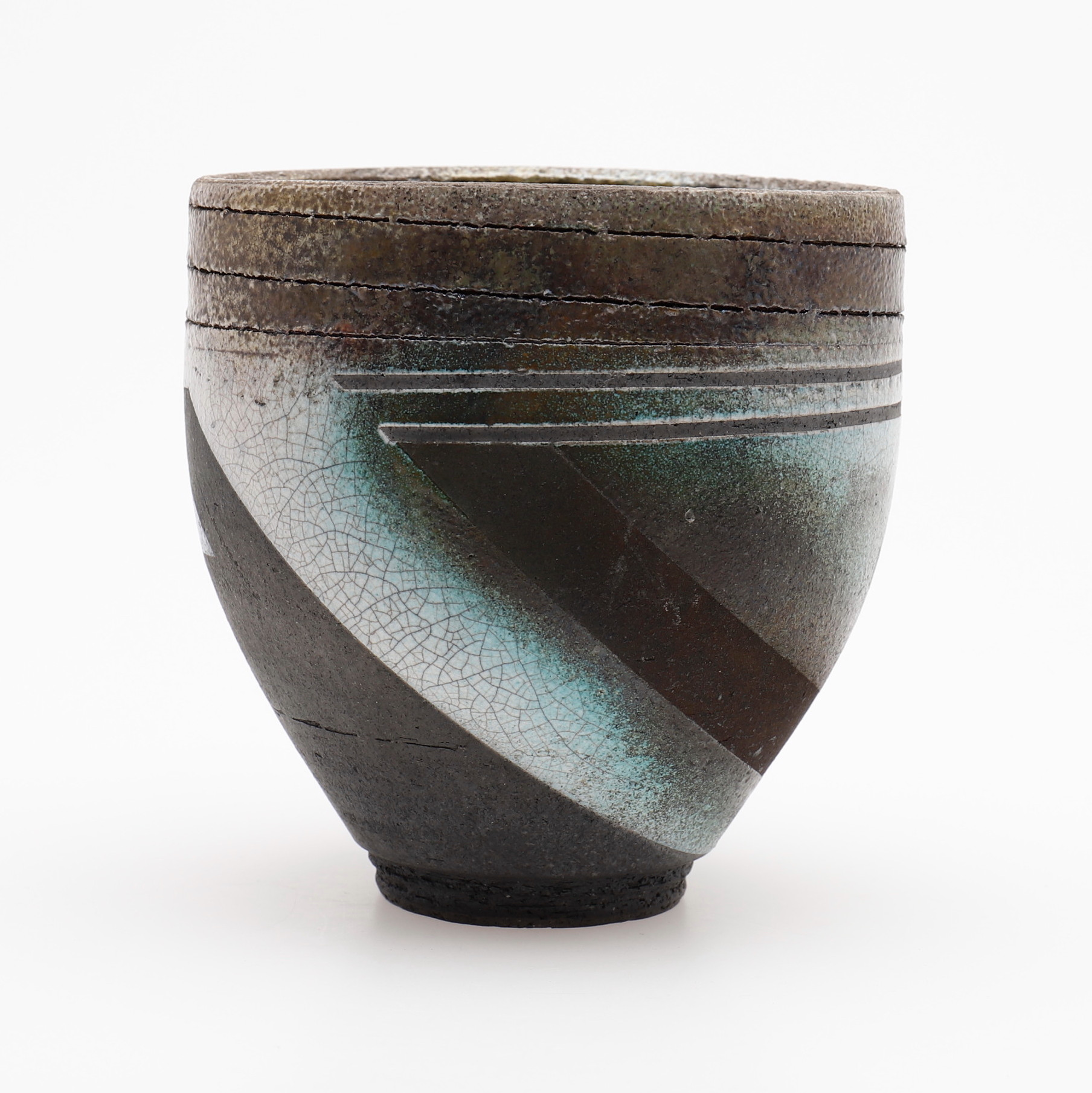 Billeder til 2363181. DAVID JONES (FÖDD 1953). VASE, RAKUTE TEKNIK ...