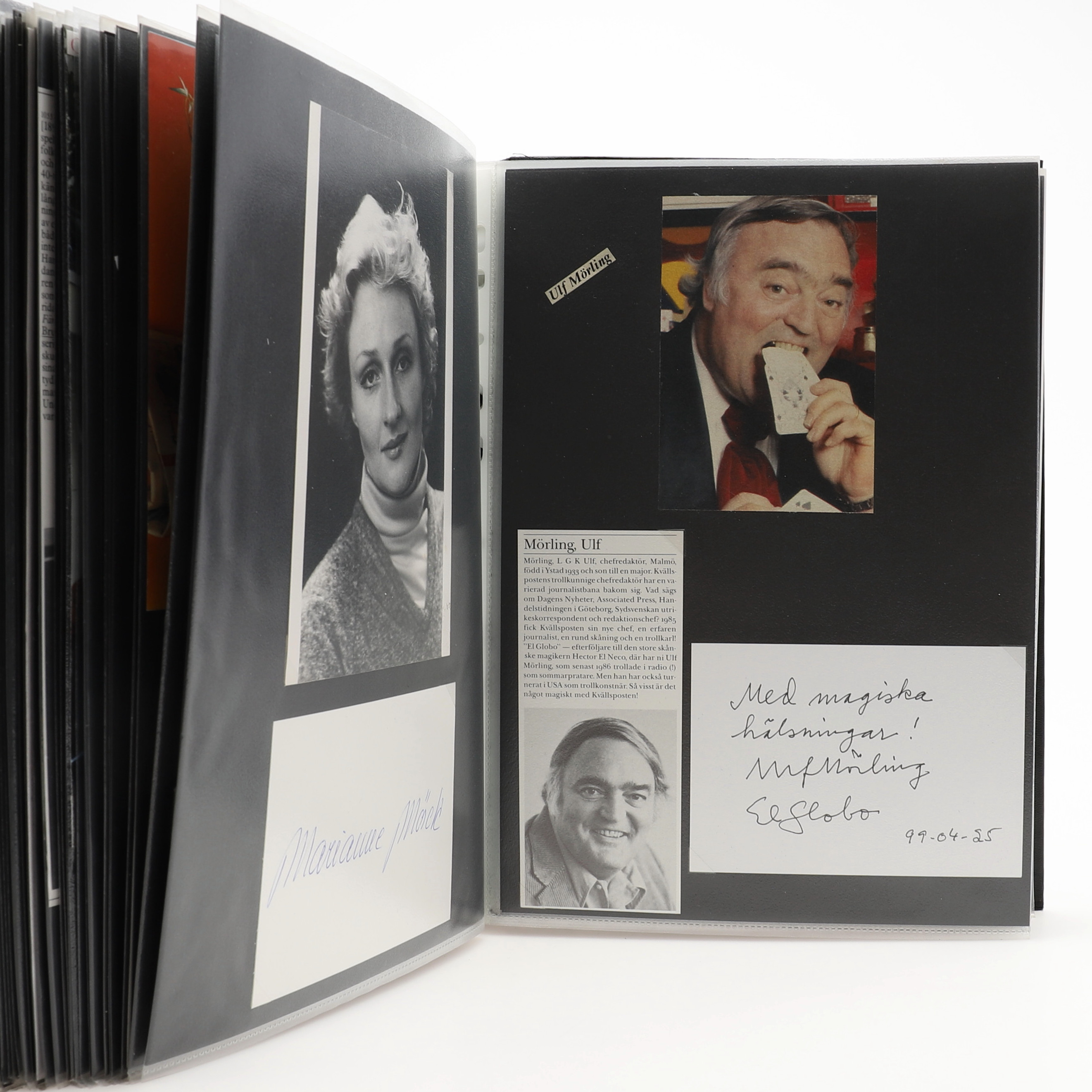 Images for 2363697. AUTOGRAPH. Binder containing approx. 50-75 Swedish ...