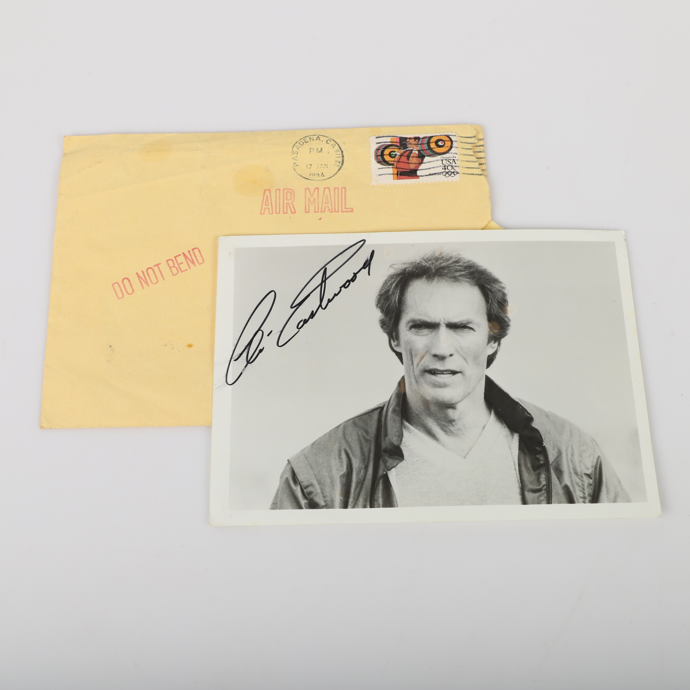 Images for 2365767. AUTOGRAPH ON PHOTO, Clint Eastwood, 1984. - Auctionet