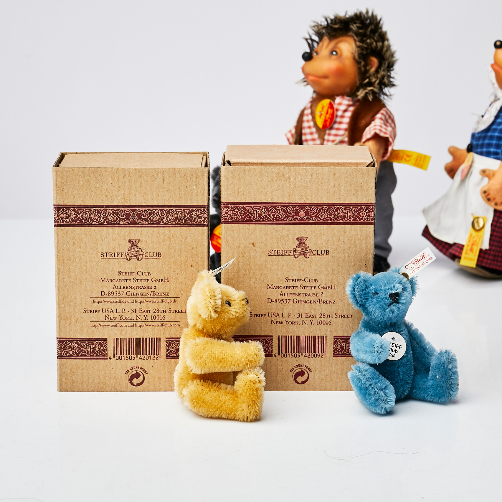 Images for 2371595. TOY ANIMALS, 9 dlr, Steff, consisting of turtle ...