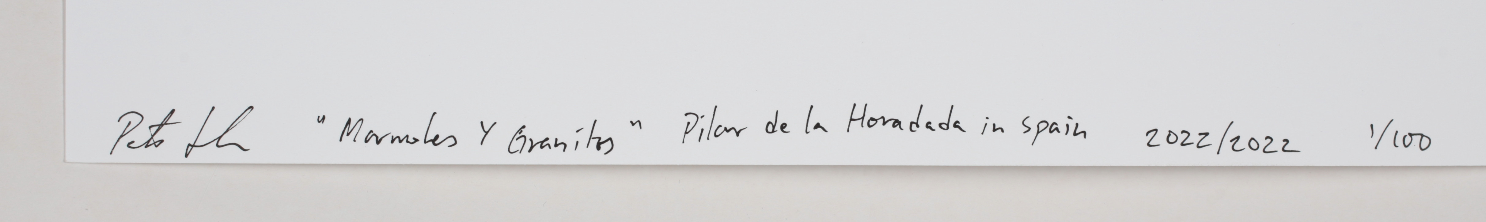 Images for 2371751. PETER JANHANS. Photograph, "Marmoles Y Granitos ...