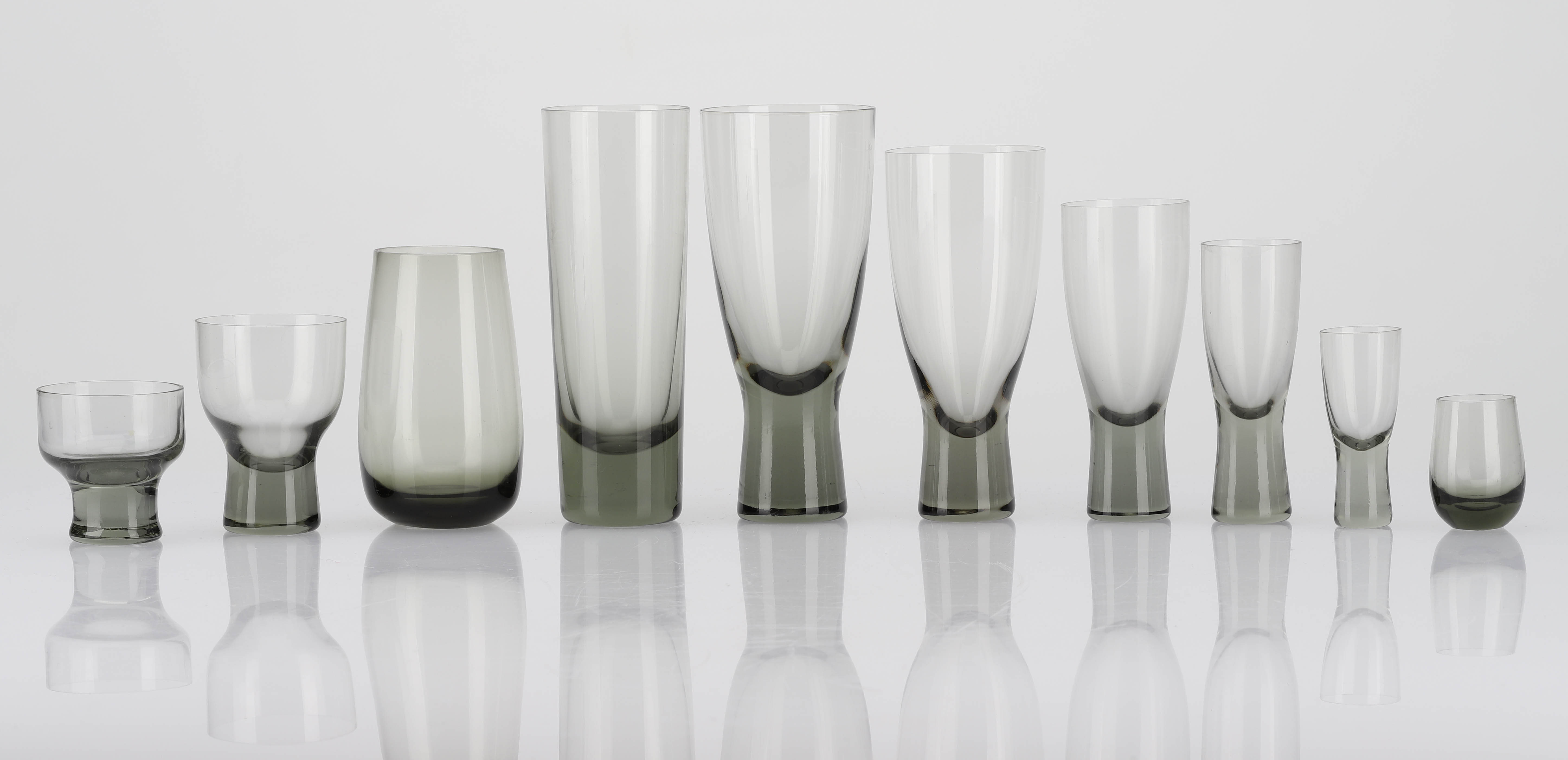 Images for 2372779. GLASSWARE, 75 pieces, "Canada smoke", Holmegaard ...