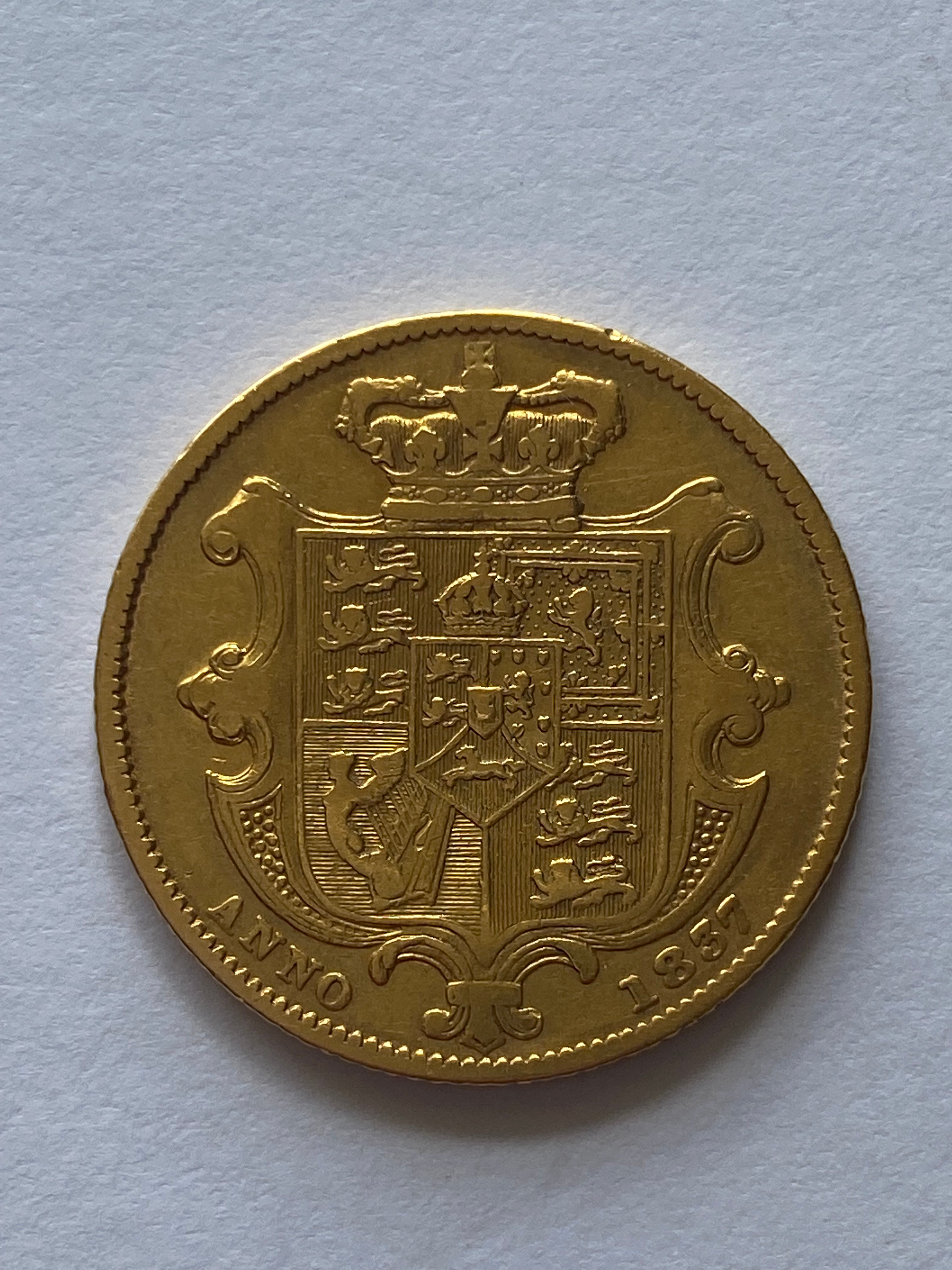 Images for 2373534. A WILLIAM IV SOVEREIGN, 1837. - Auctionet