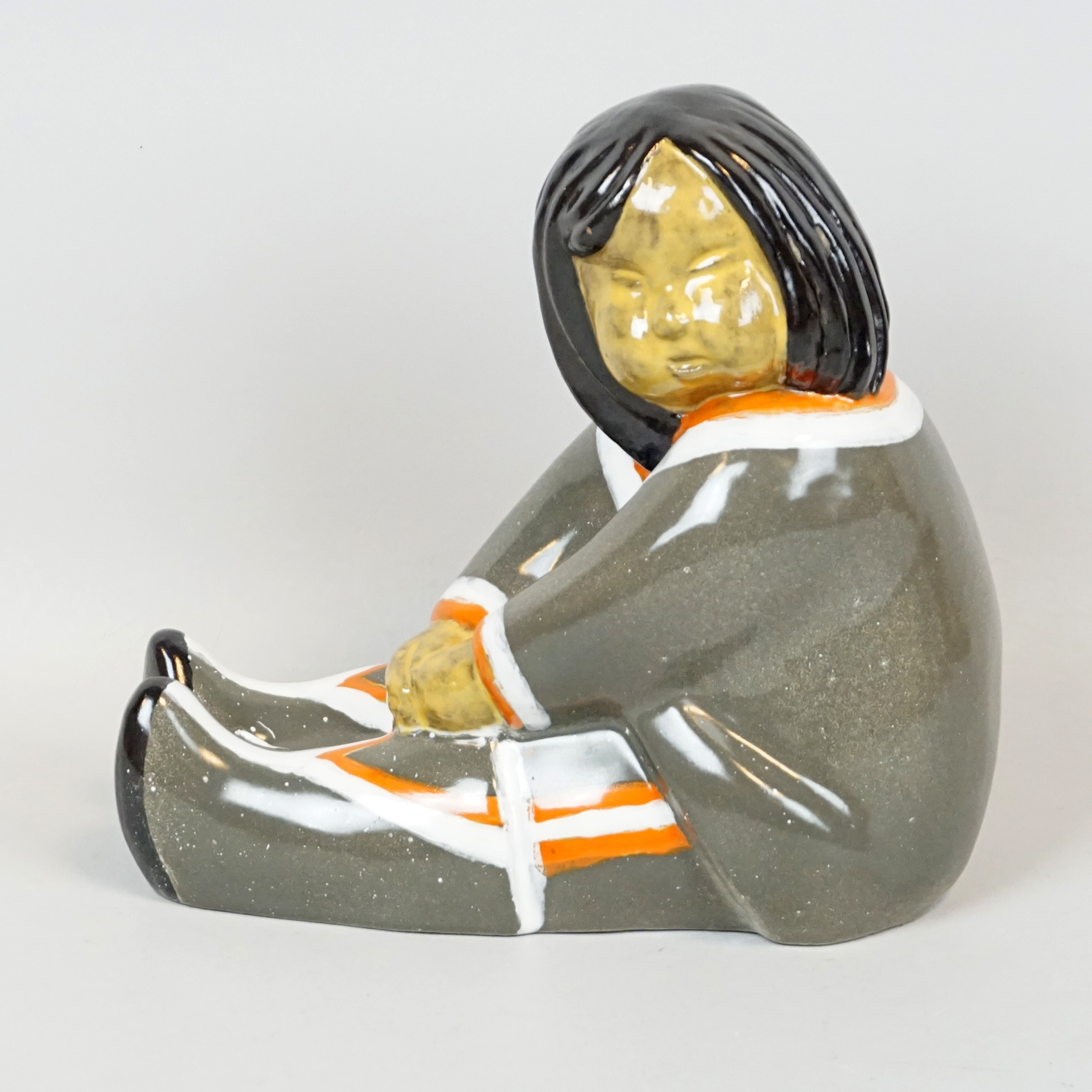 Images for 2376188. VICKE LINDSTRAND, figurine, Eskimo/Inuit, ceramics ...