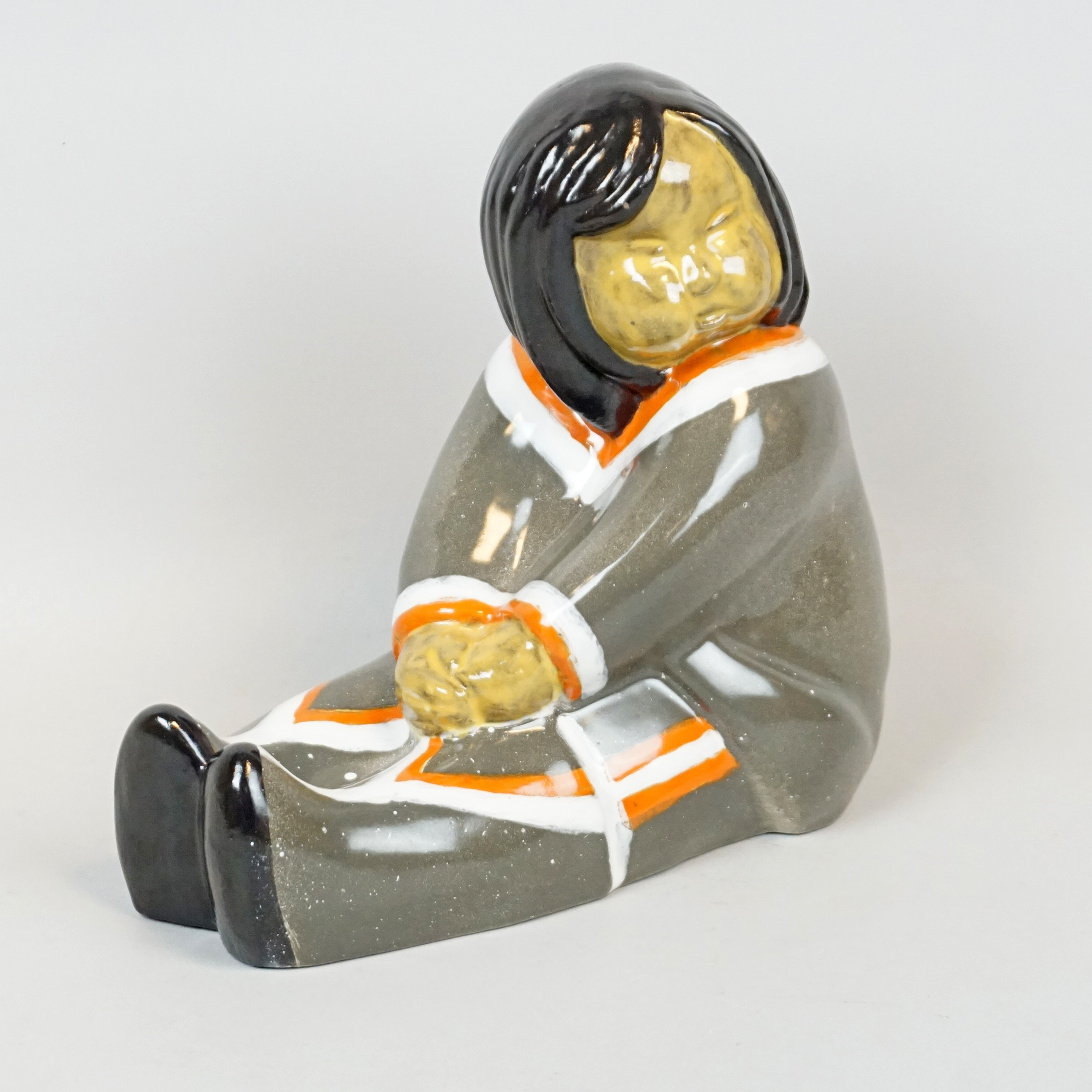 Images for 2376188. VICKE LINDSTRAND, figurine, Eskimo/Inuit, ceramics ...