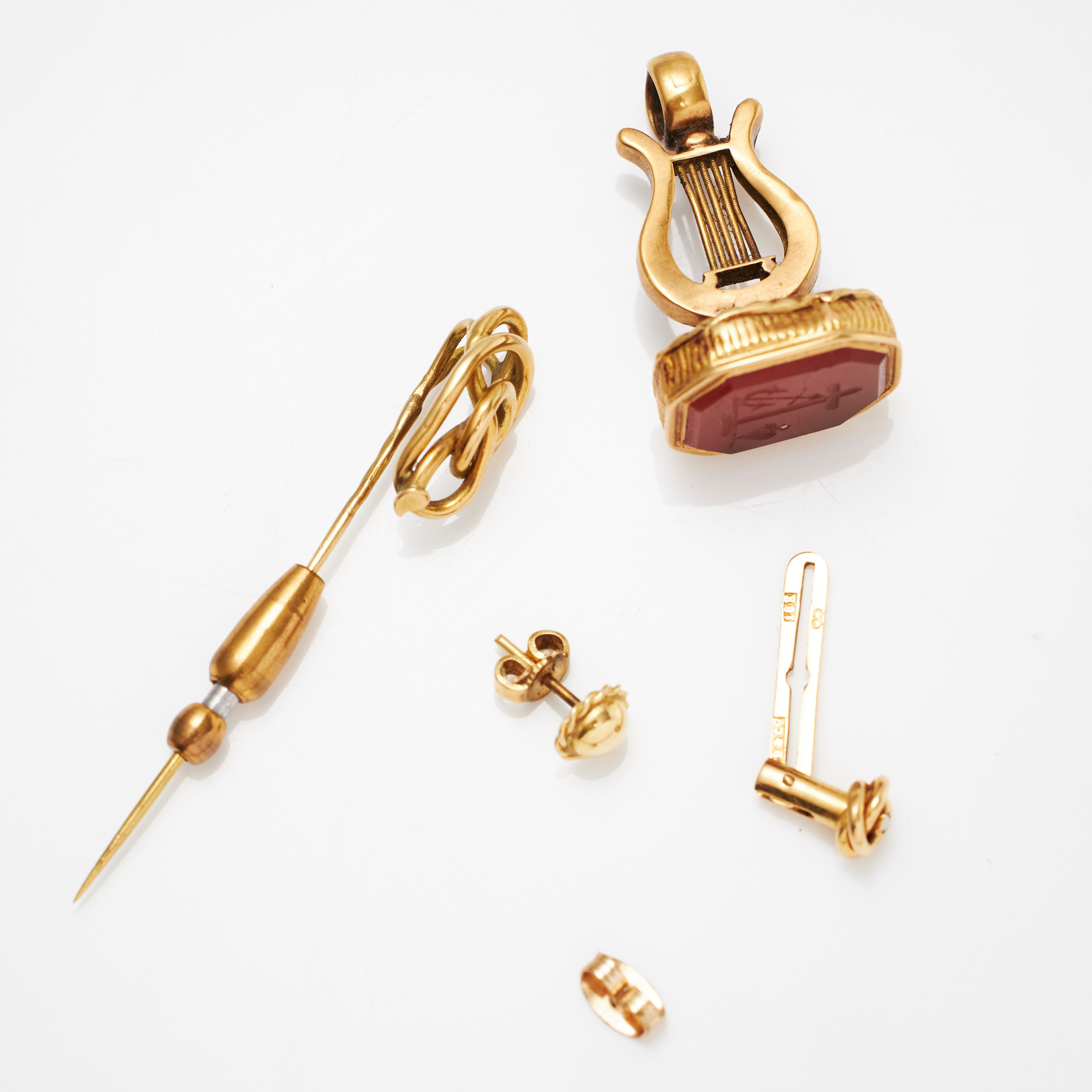 Images for 2376192. SIGIL STAMP, 18k gold, empire, in the shape of a ...