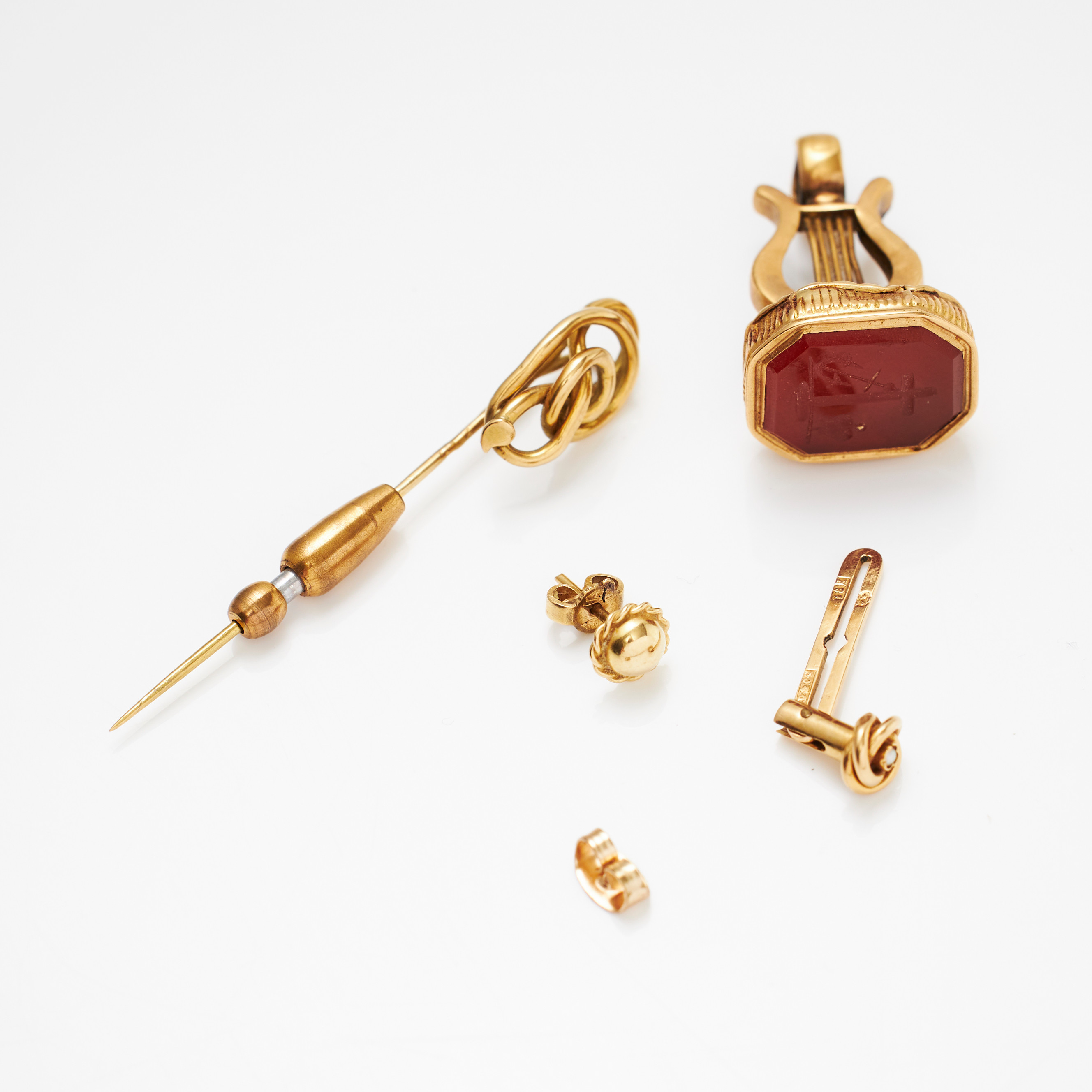 Images for 2376192. SIGIL STAMP, 18k gold, empire, in the shape of a ...