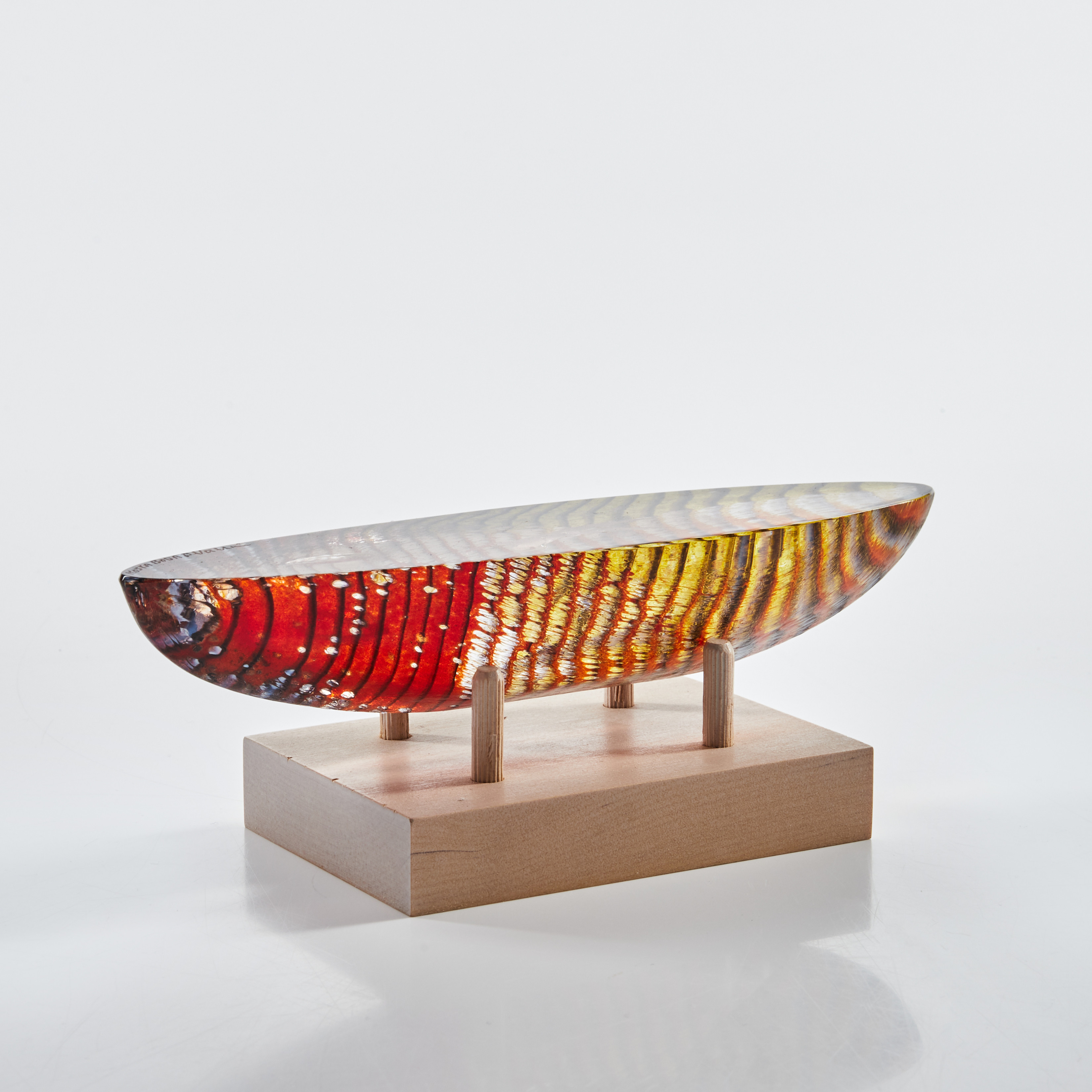 Images for 2376432. BERTIL VALLIEN. Sculpture, boat, Kosta Boda late ...