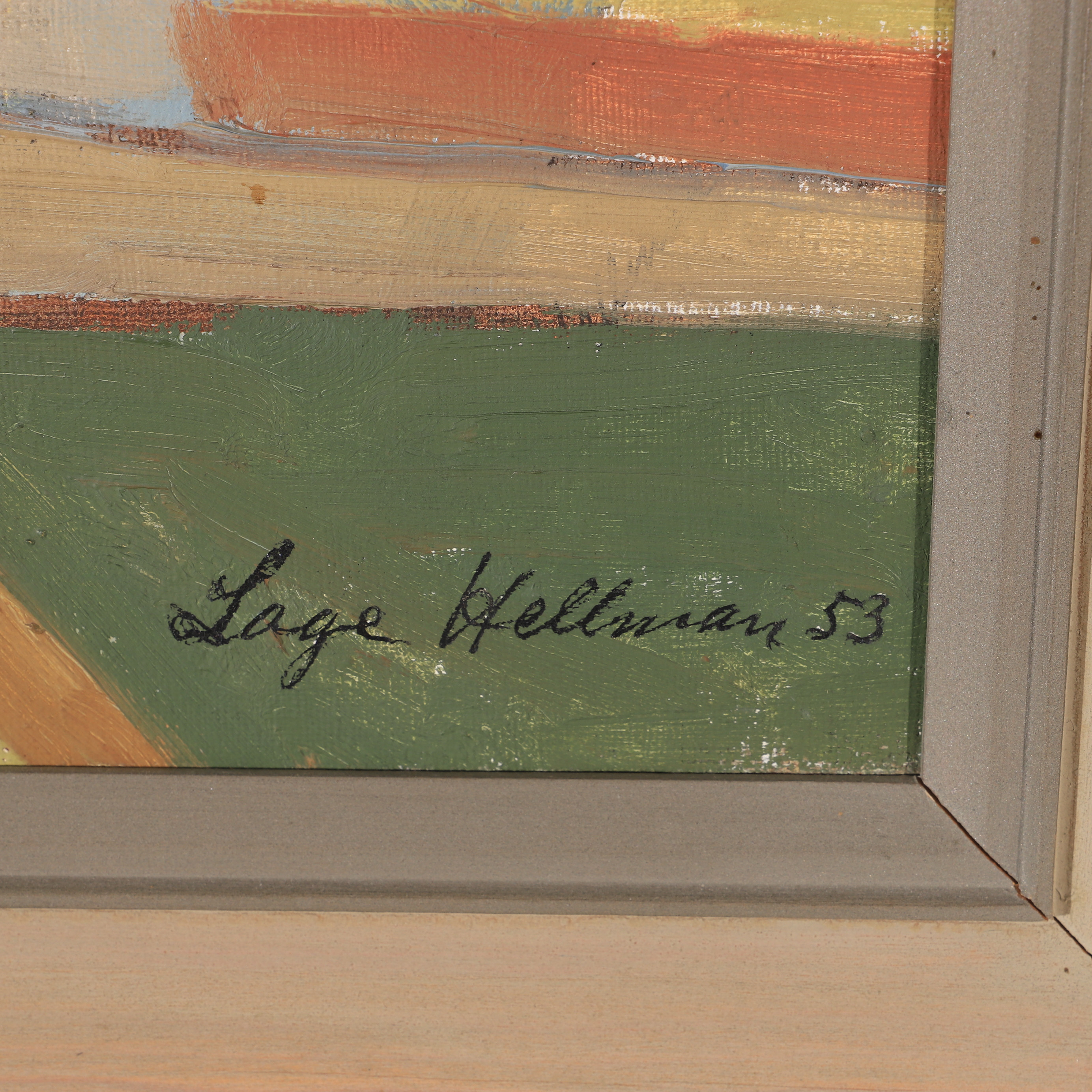 Images for 2377524. LAGE HELLMAN. Landscape, oil on canvas, signed -53 ...