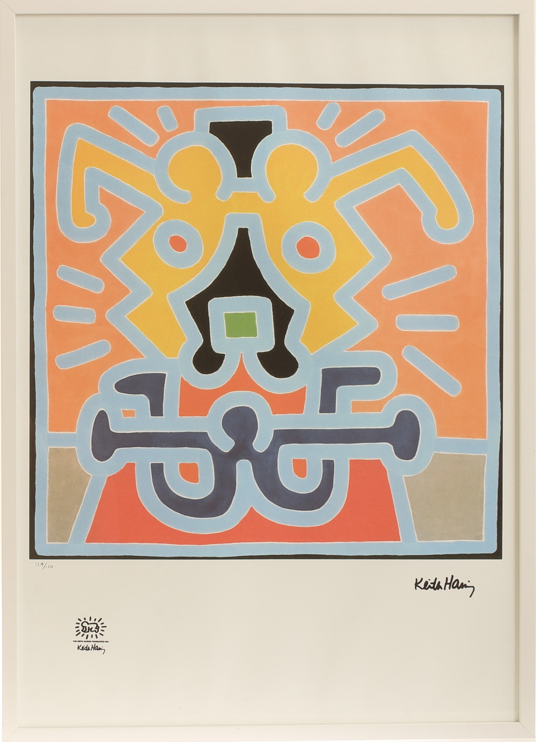 Images for 2378494. KEITH HARING. After, "Untitled", offset, printed ...